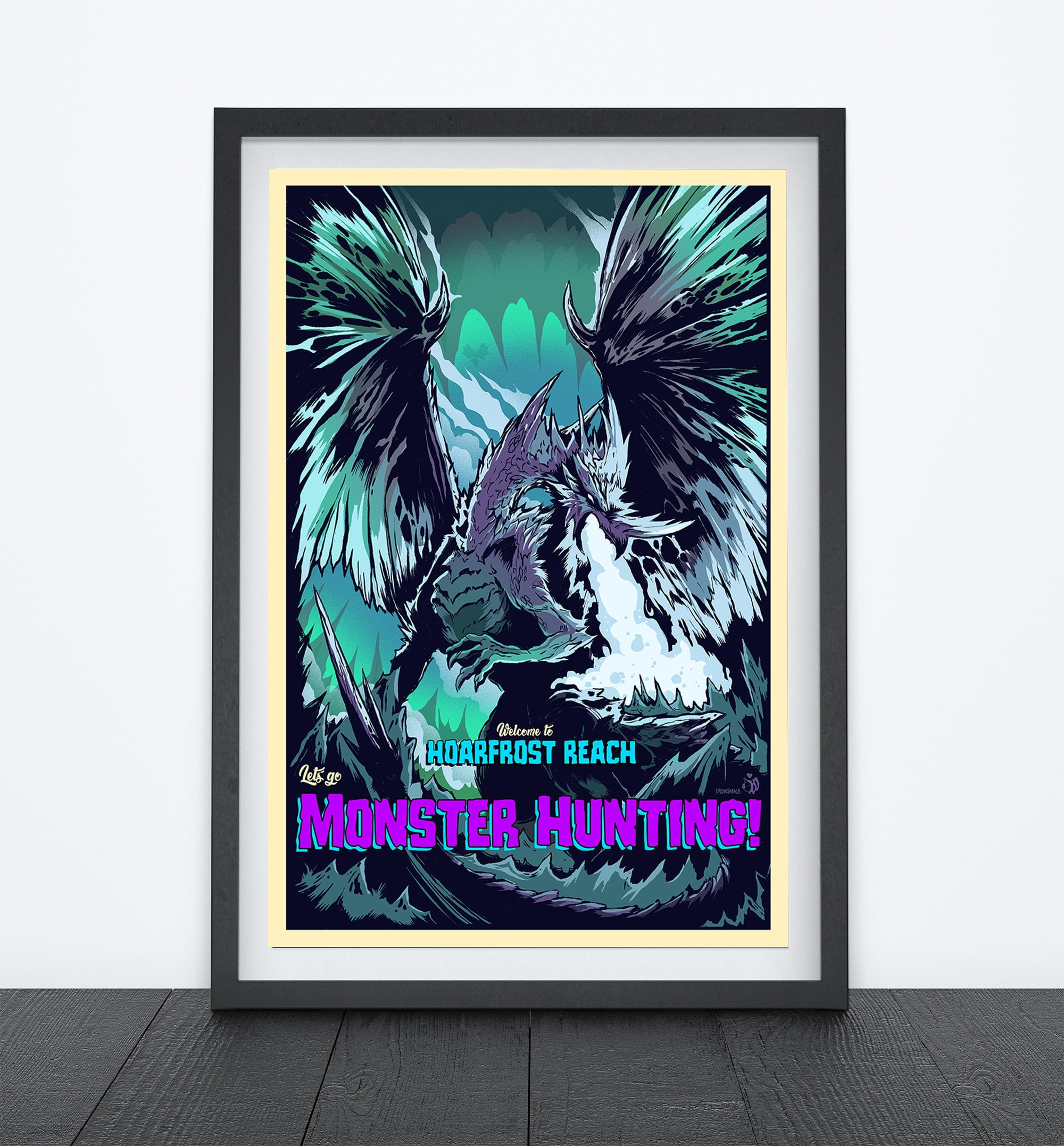 POSTER HOARFROST REACH Let's Go Monster Hunting, Video Game Poster ...