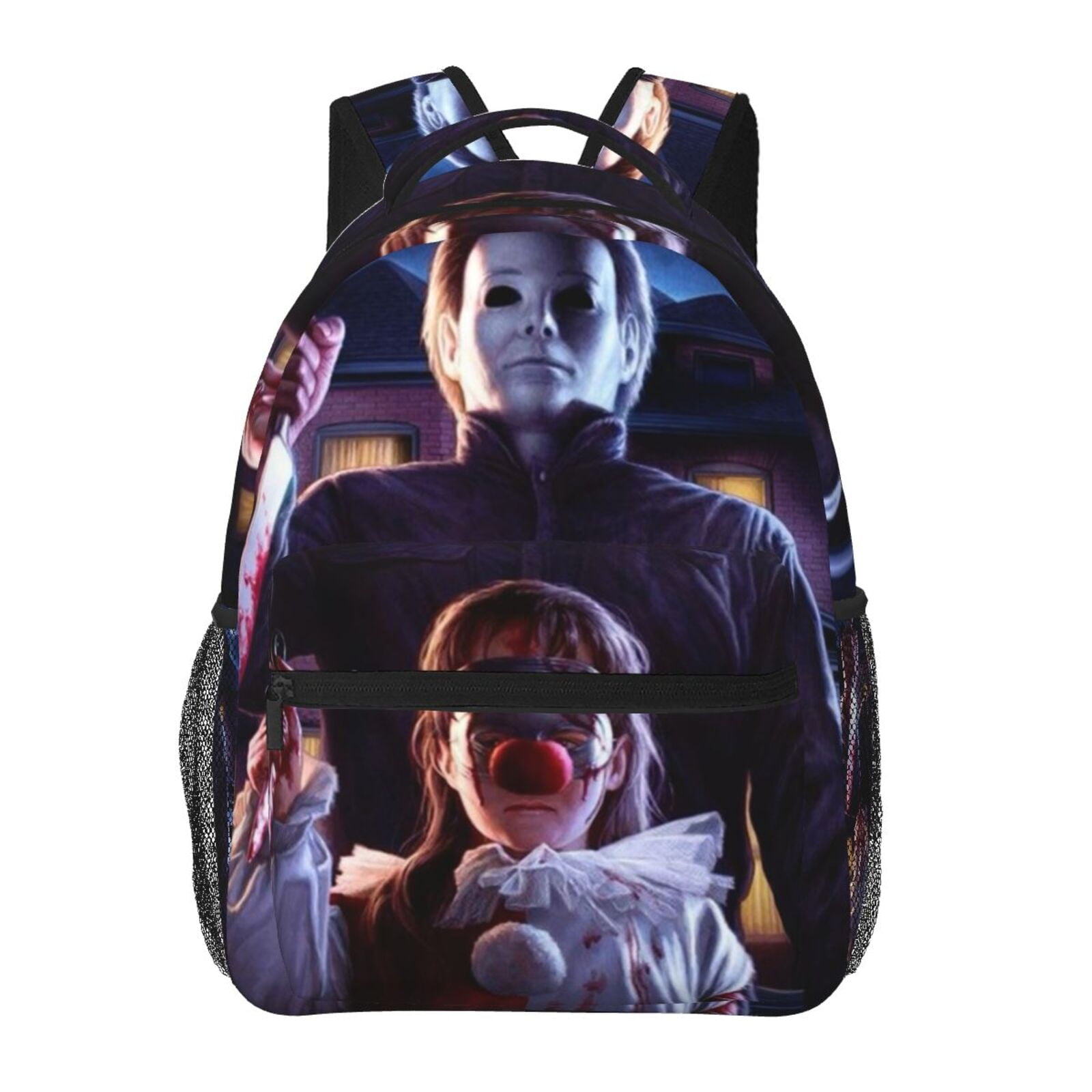 Poster Halloween Michael Myers School Bag Laptop Backpack Unisex ...