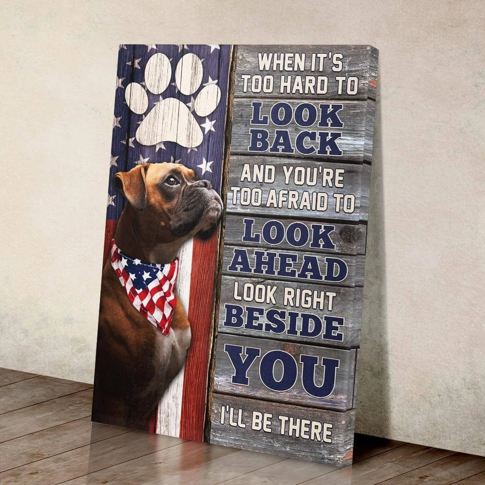 Poster When It'S Too Hard To Look Back Boxer- UNFRAMED Poster Prints ...