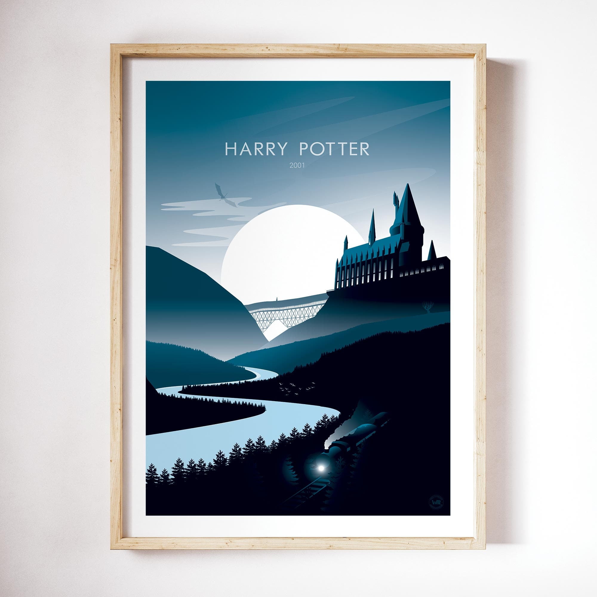 POSTER Harry Potter film poster | minimalist poster | Geek decor | Home ...