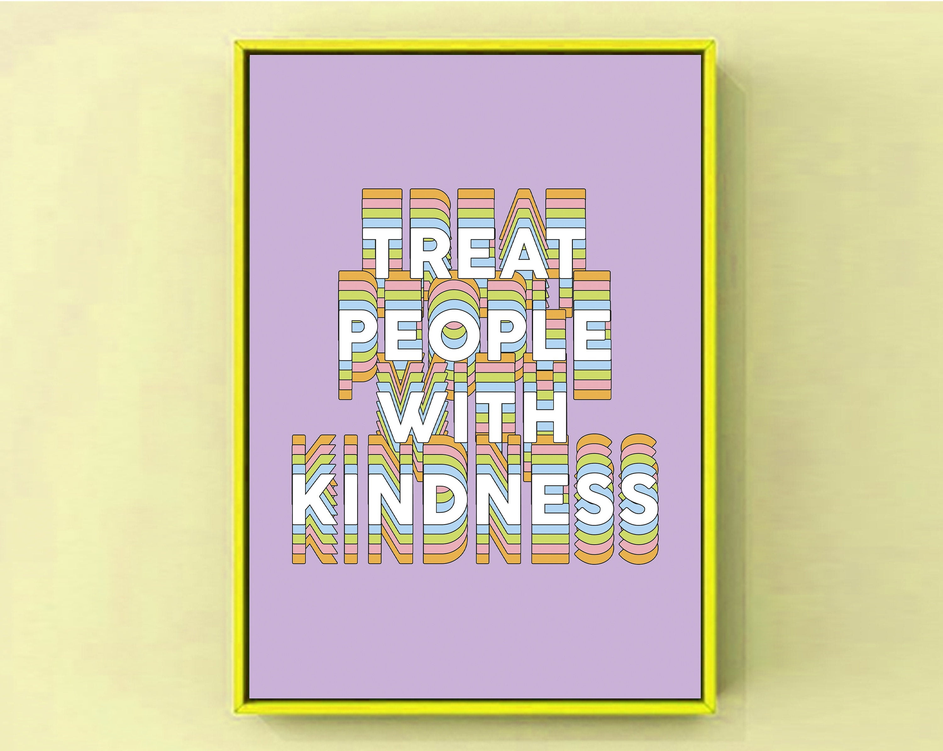 Poster Harry Styles Inspired Fine Line Wall Art Print | Treat People ...
