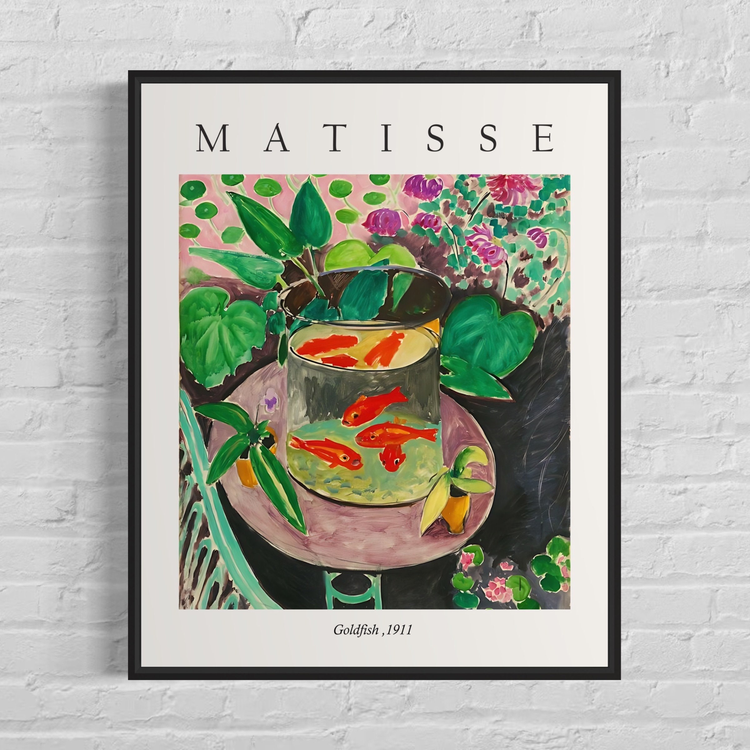 Poster Henri Matisse - Goldfish, 1911 - Vintage Gallery Wall Art ...