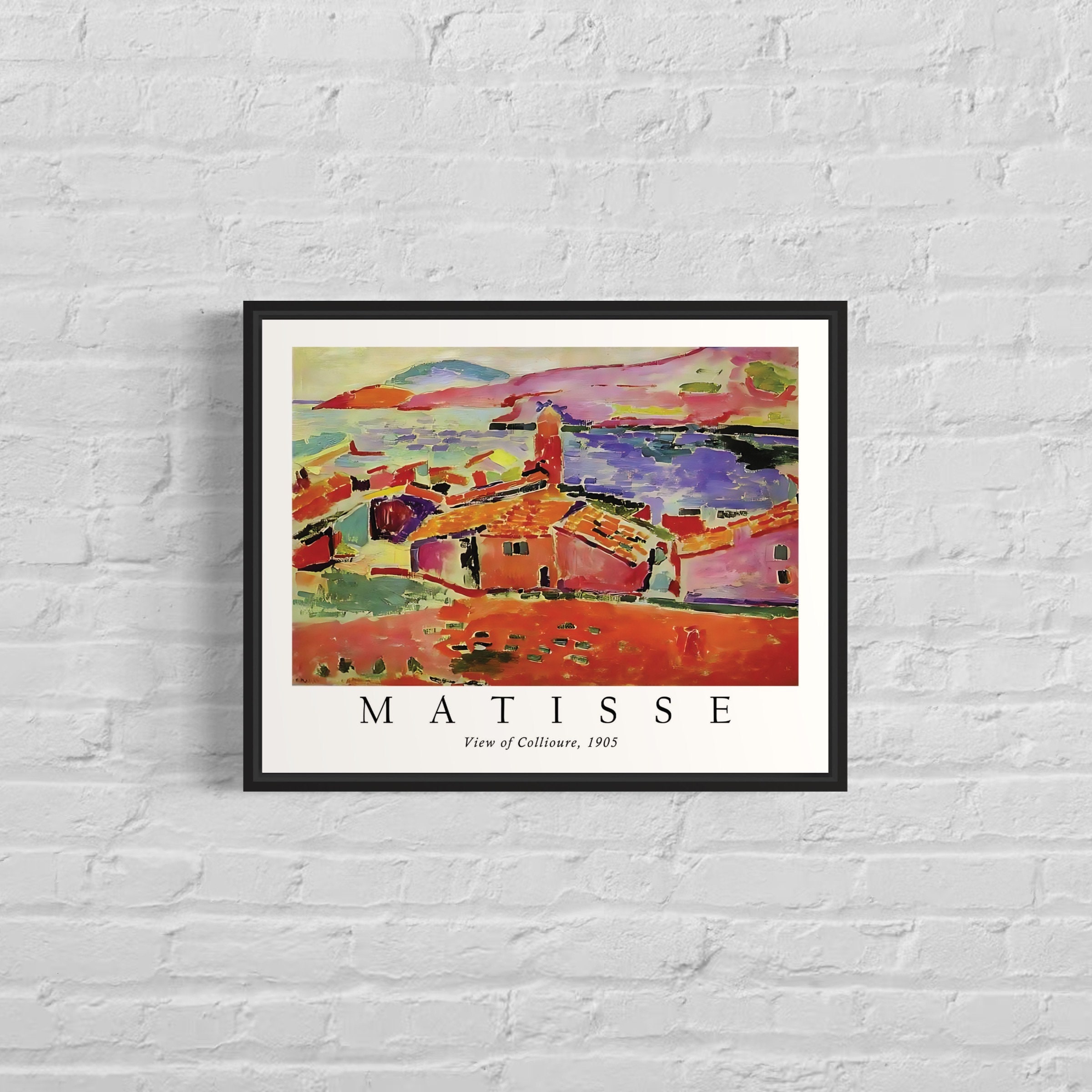 Poster Henri Matisse - View of Collioure, 1905 - Vintage Gallery Wall ...