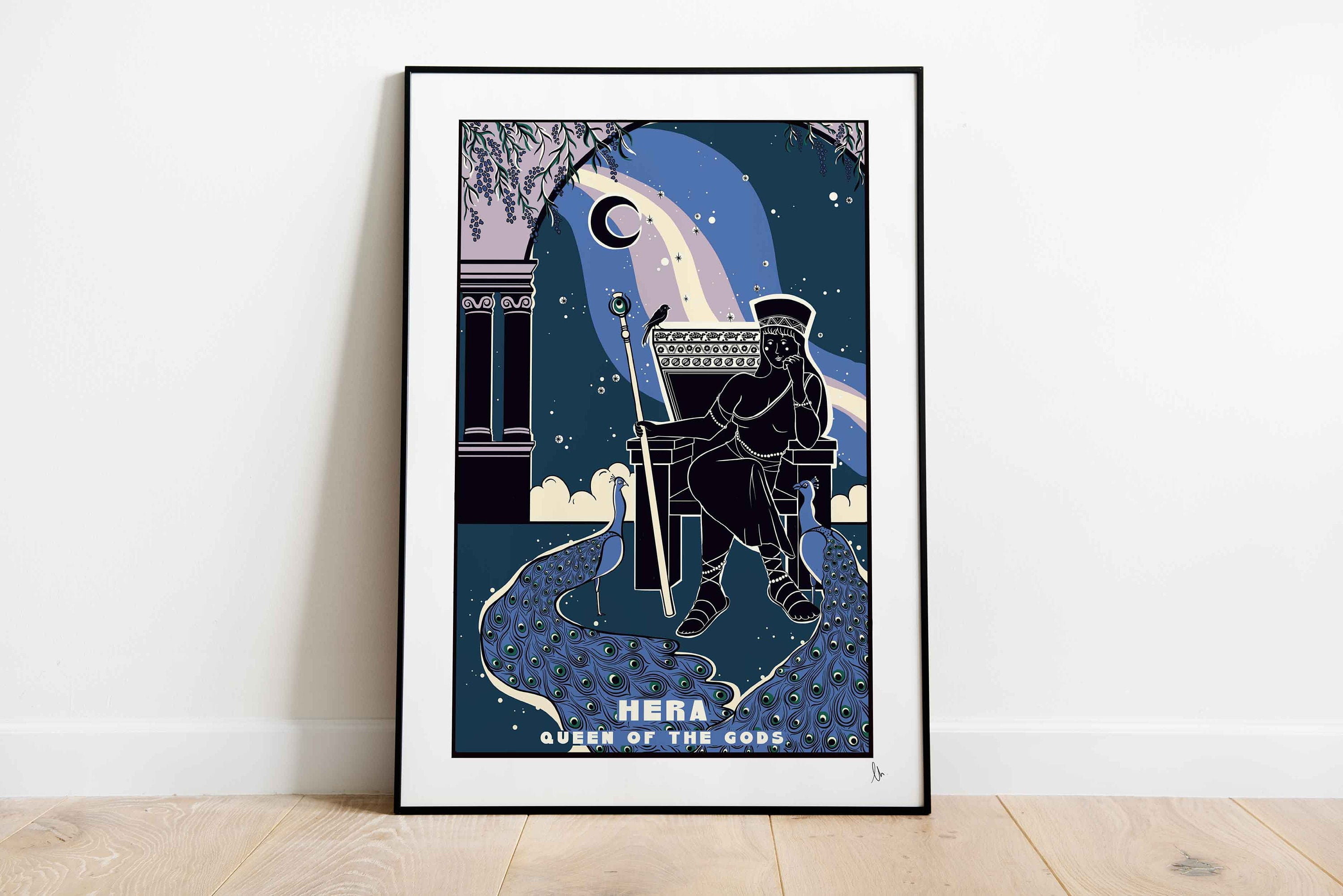 POSTER Hera, The Queen of the Gods, Greek Mythology Print, Goddess of ...