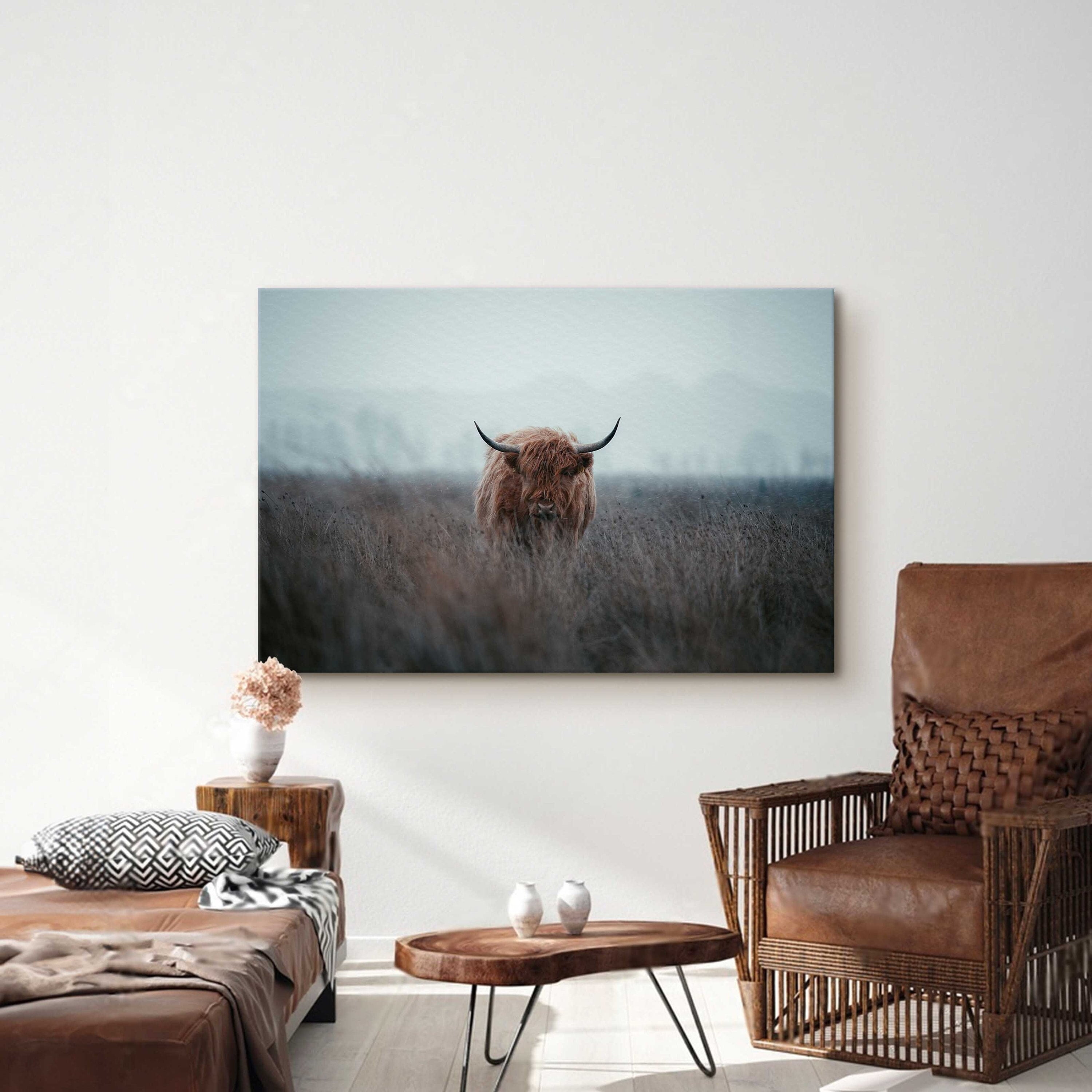 Poster Highland Cow Poster , Brown Cow Poster , Highland Cow Print ...