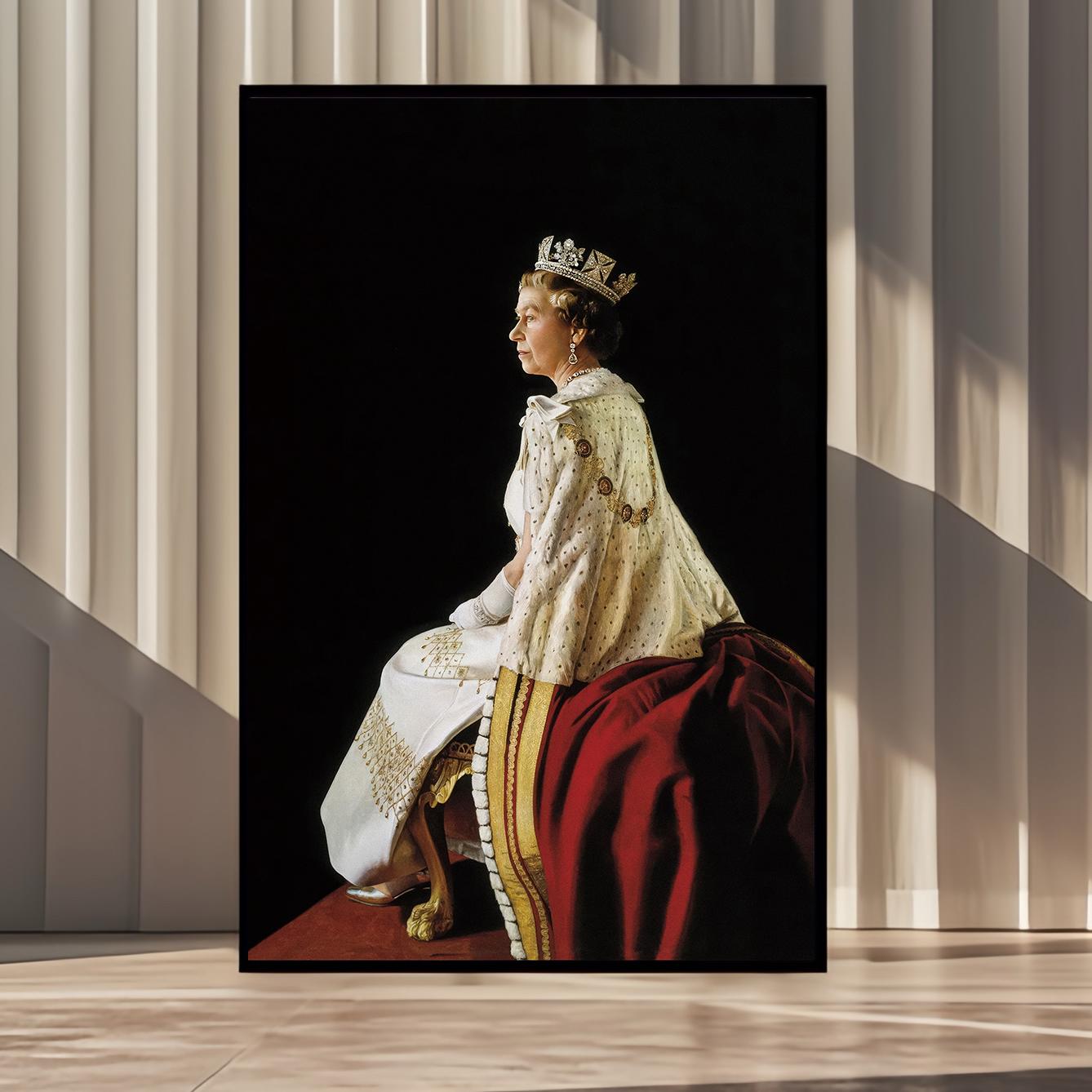 POSTER Hm Queen Elizabeth Ii -Poster,Vintage Poster,Poster for Gifts ...