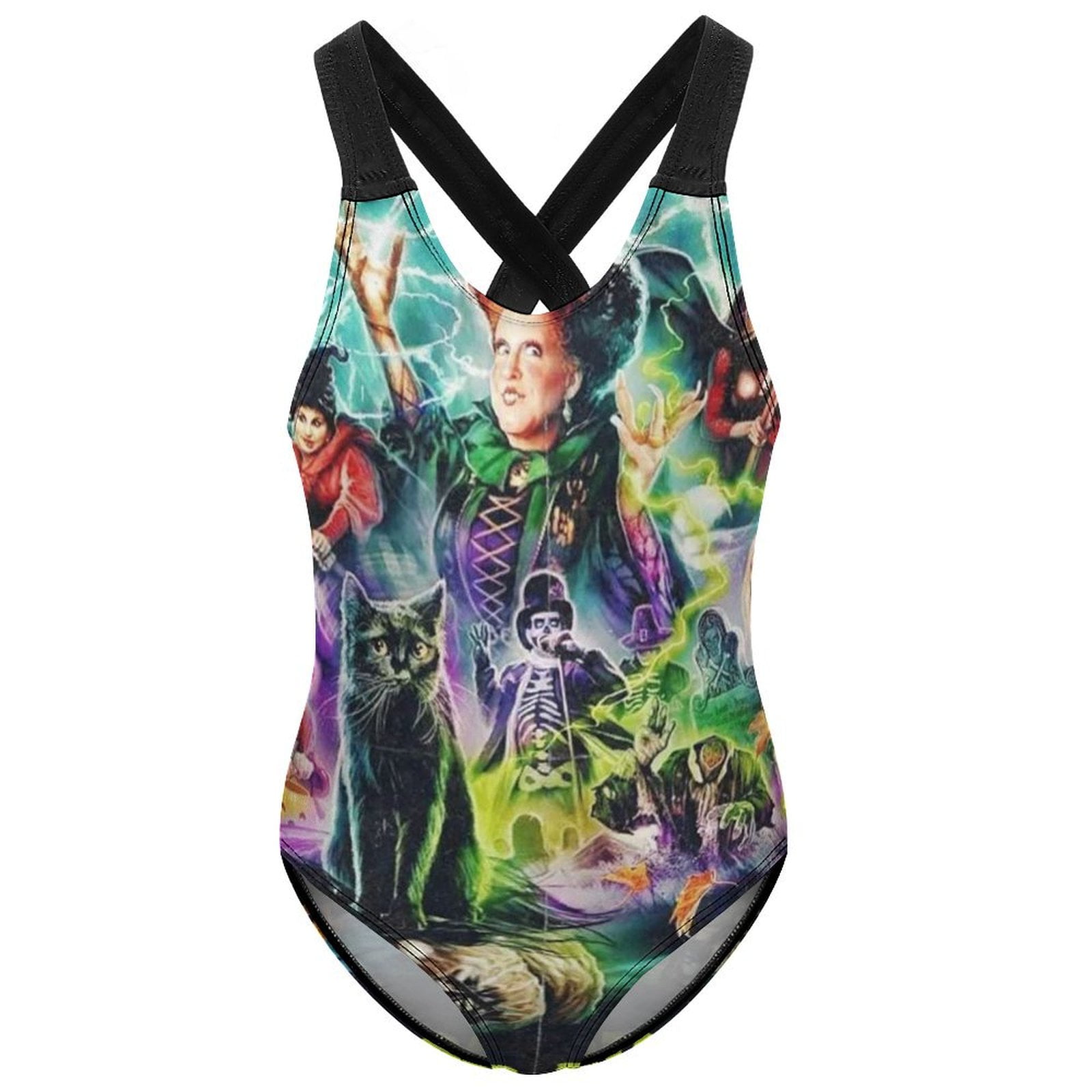 Poster Hocus Pocus Children's One-piece Swimsuit Summer Girl's Swimming ...