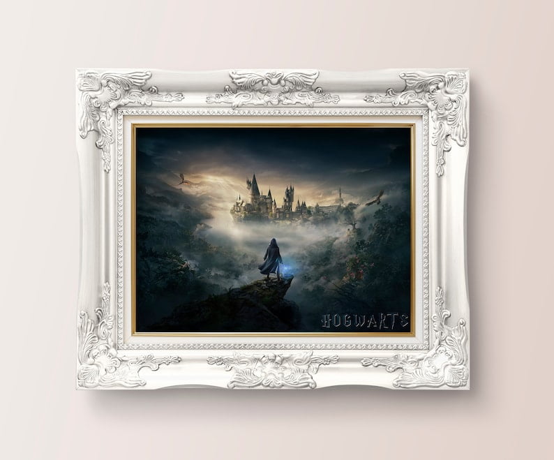 Poster Hogwarts Wall Art, Wizarding School, Hogwarts Legacy, Wizarding ...