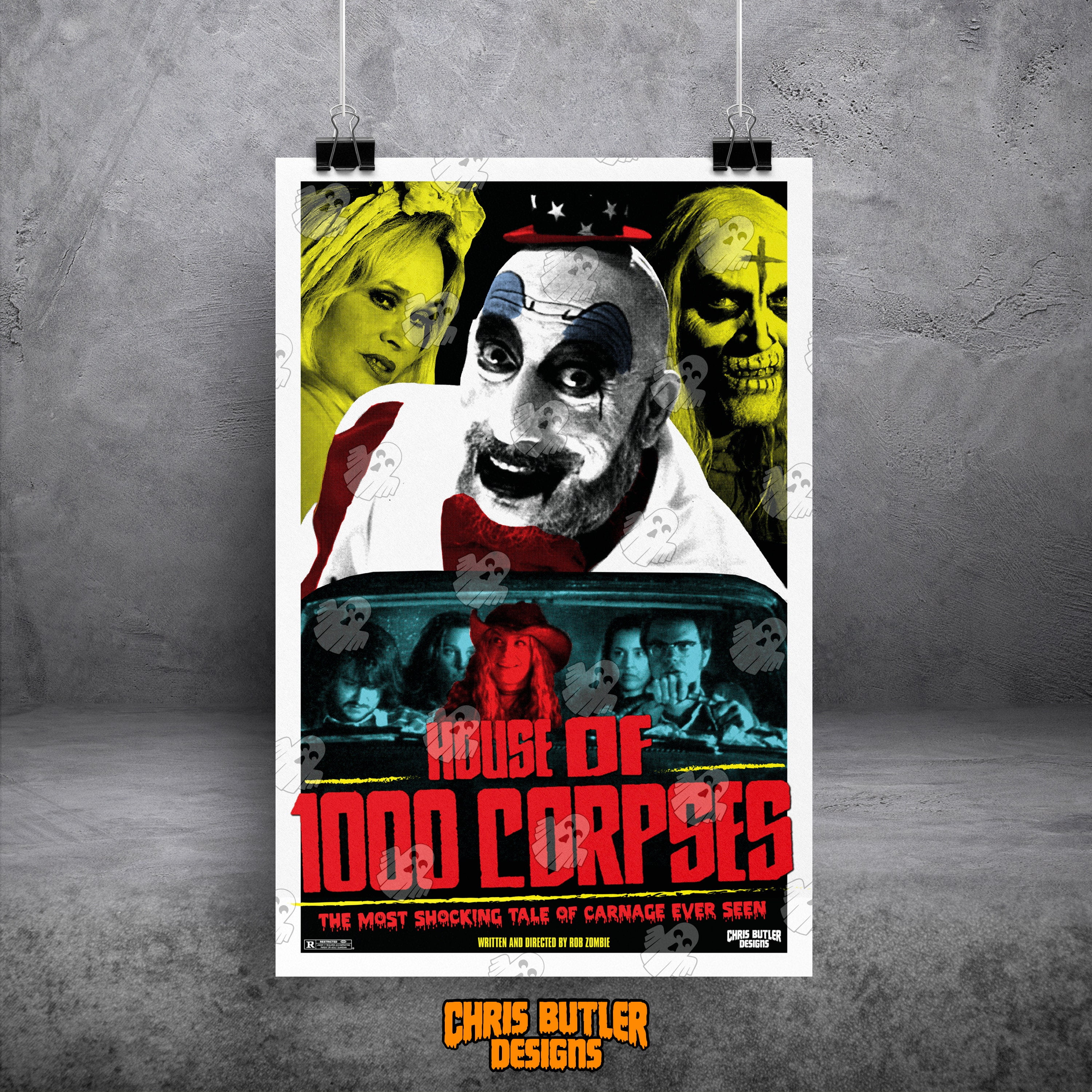 POSTER House Of 1,000 Corpses Movie Poster-UNFRAMED - Walmart.com