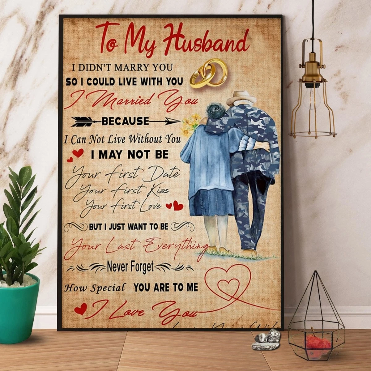 Poster To My Husband Never Forget How Special You Are To Mewrap ...