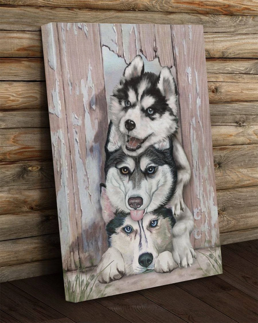 Poster Husky Wall, Birthday, Christmas, Family, To My Friend, To My Son ...