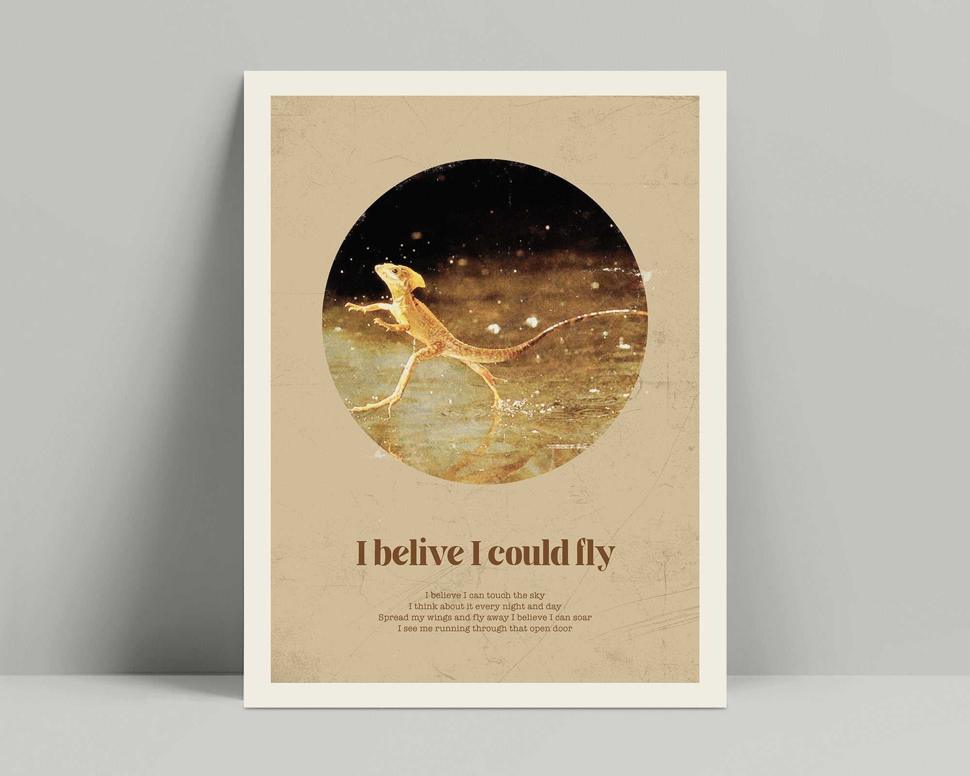 Poster I Believe I Could Fly - Minimalist Poster , Funny Animal Prints ...