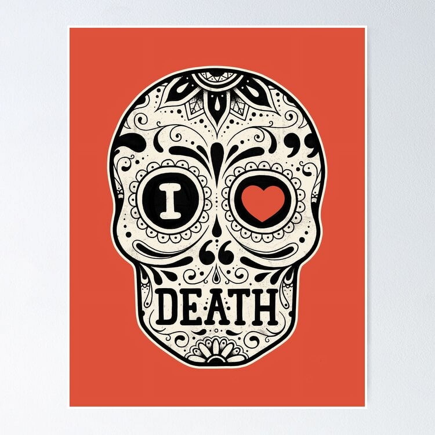 Poster I "Love" Death - Unframed Poster, 24x36 - Walmart.com