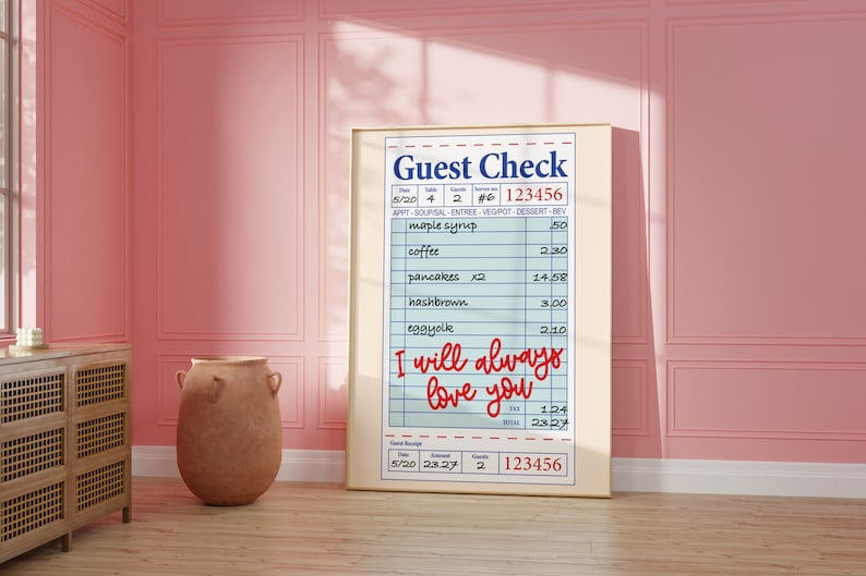 Poster I Will Always Love You Keep Driving Wall Art, I Will Always Love ...