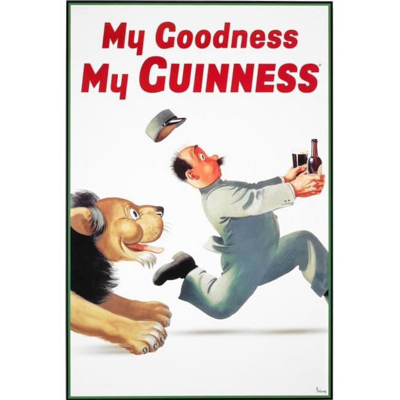 Poster Import XPE160222 My Goodness My Guinness Vintage Ad Poster Print ...