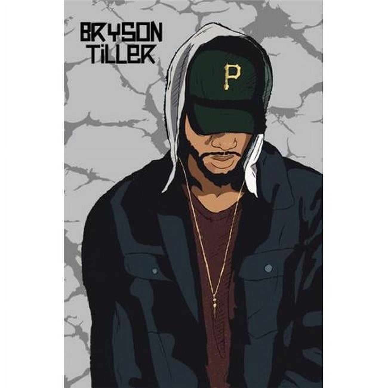 Poster Import XPSMX5110 Bryson Tiller Cartoon Poster Print, 24 x 36 ...