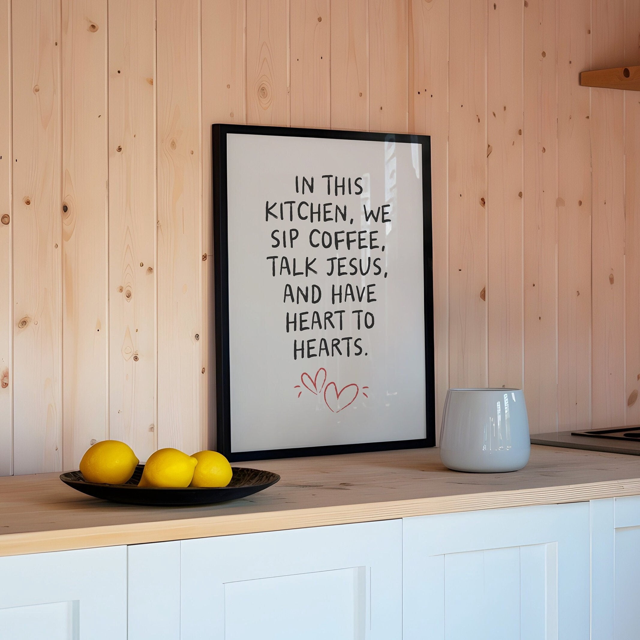 POSTER In This Kitchen Christian Wall Art for Christian Home Wall Decor ...