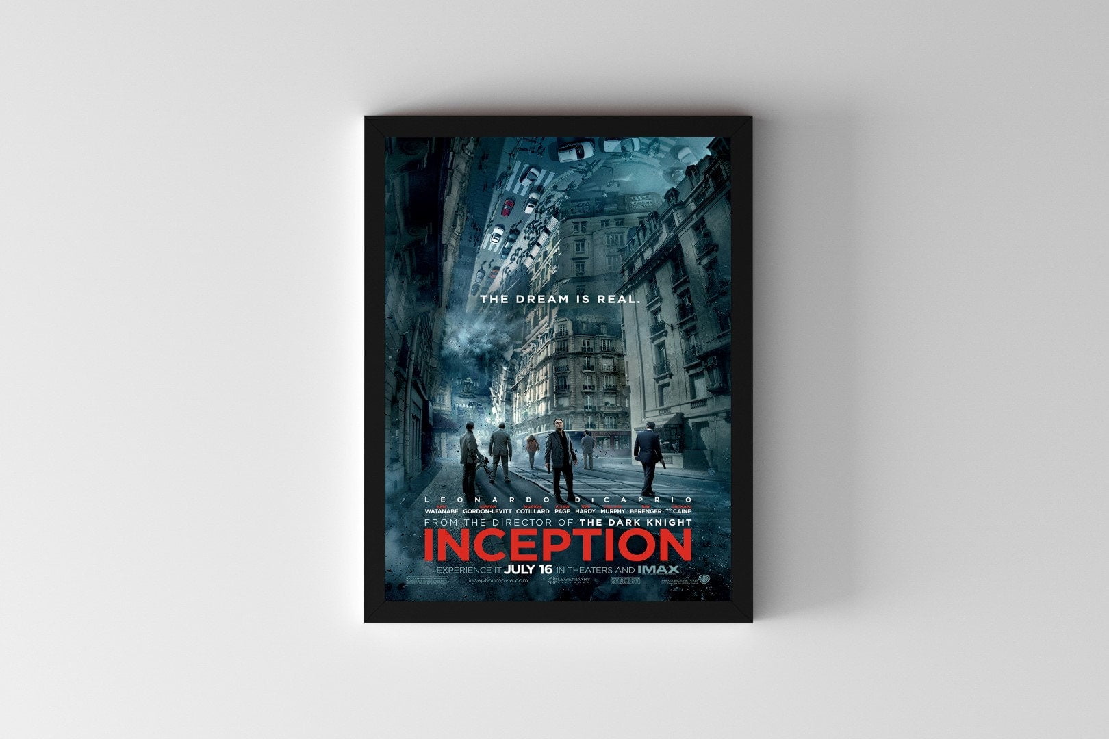 Poster Inception Leonardo DiCaprio Film / Movie Advertising Poster In A ...