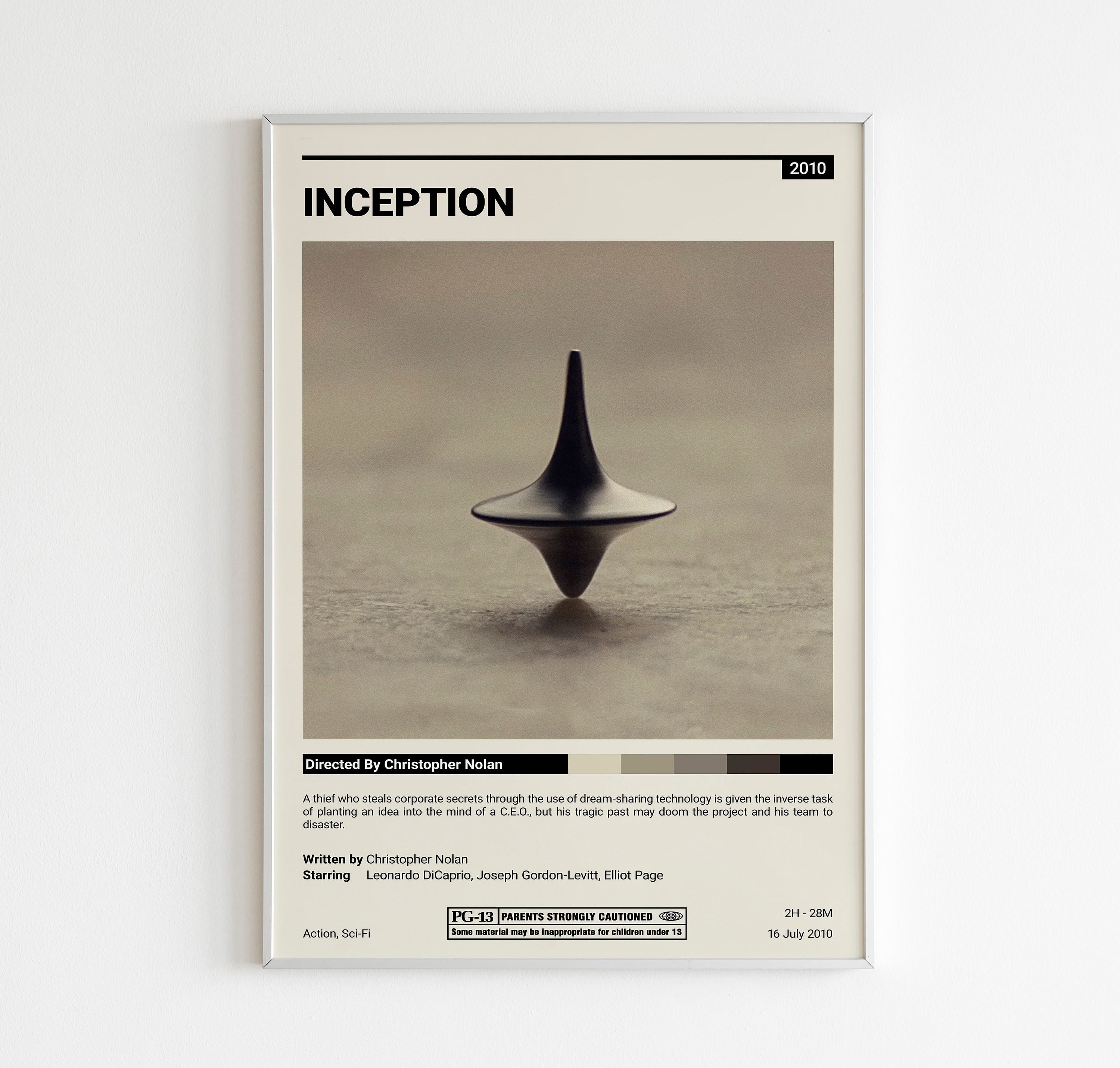 Poster Inception Poster | Christopher Nolan | | Vintage Retro Art Print ...