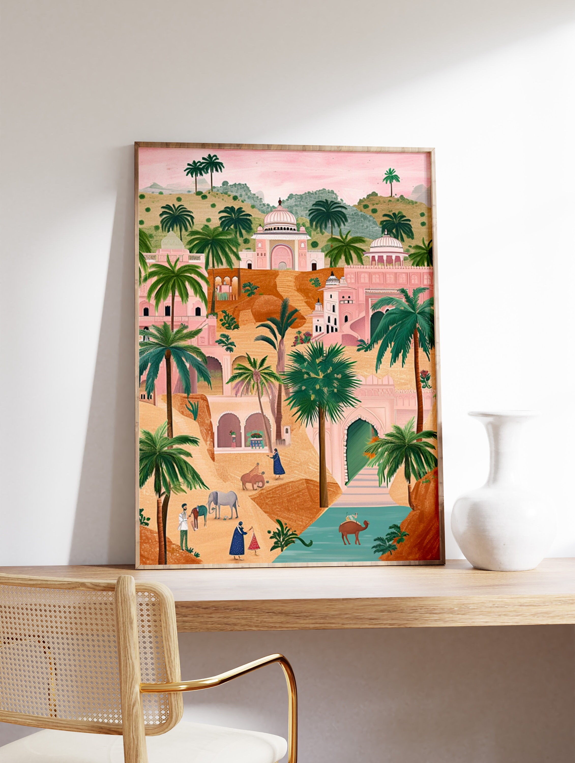 Poster Indian Print, Traditional Indian Poster , Pichwai Art, Hindu Art ...