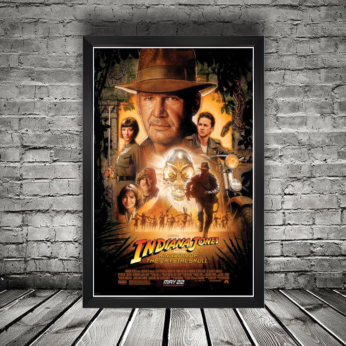 Poster Indiana Jones And The Kingdom Of The Crystal Skull (2008) Movie ...