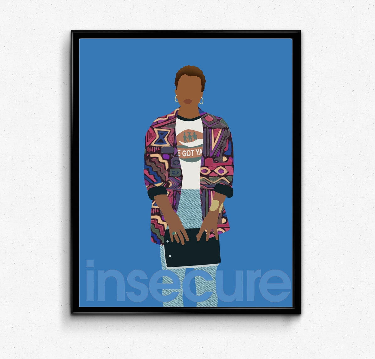 POSTER Insecure TV Poster- Issa Rae Poster, Minimalist Poster, TV show ...