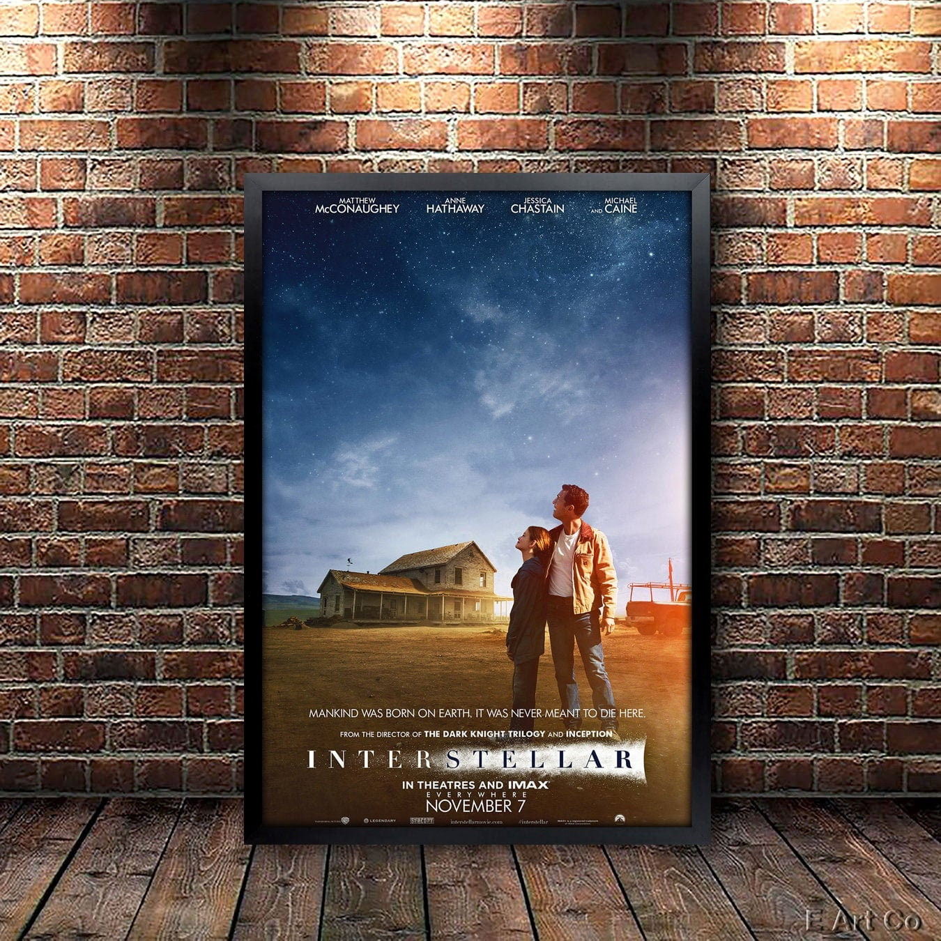 Poster Interstellar Movie Poster -UNFRAMED - Walmart.com