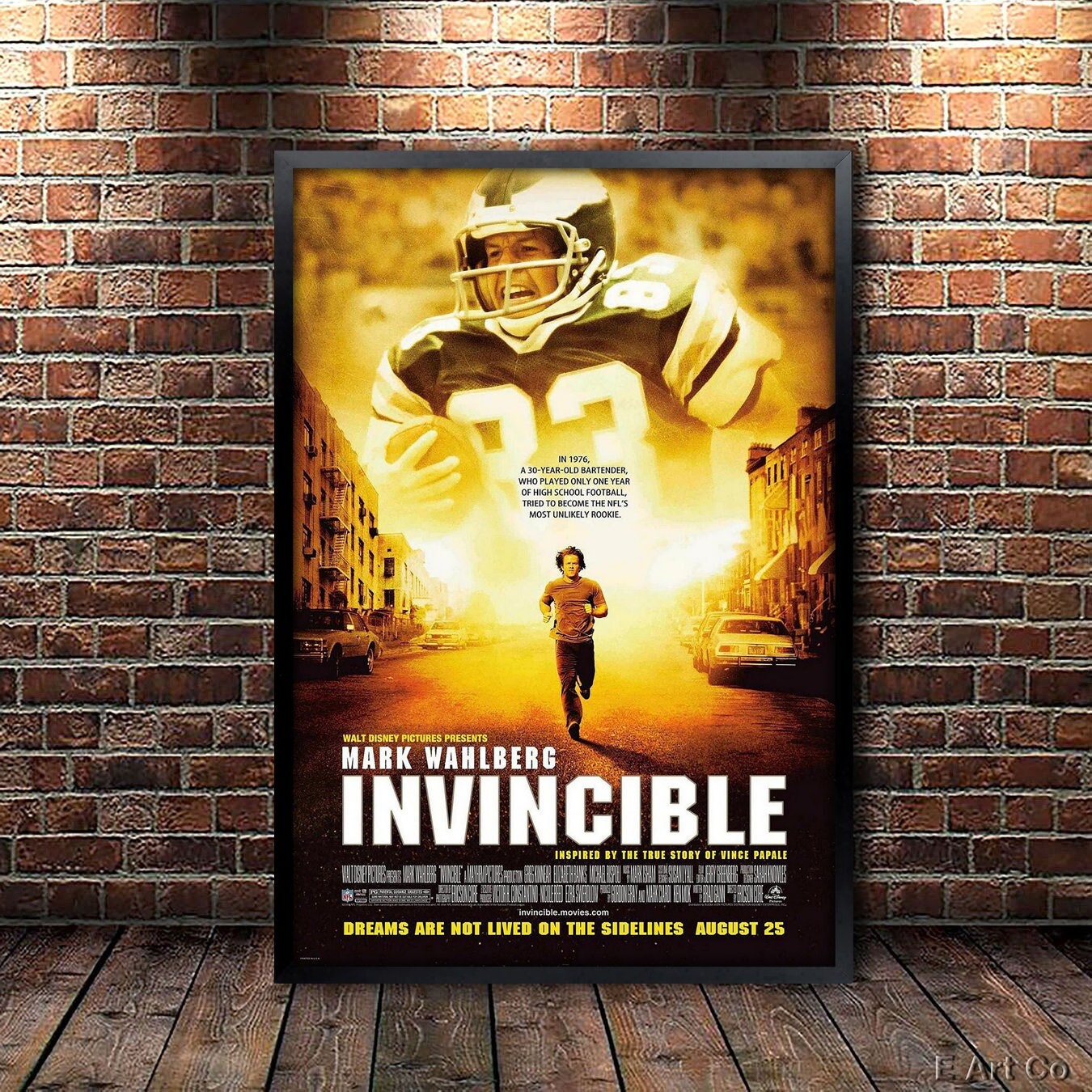 Poster Invincible Movie Poster -UNFRAMED - Walmart.com
