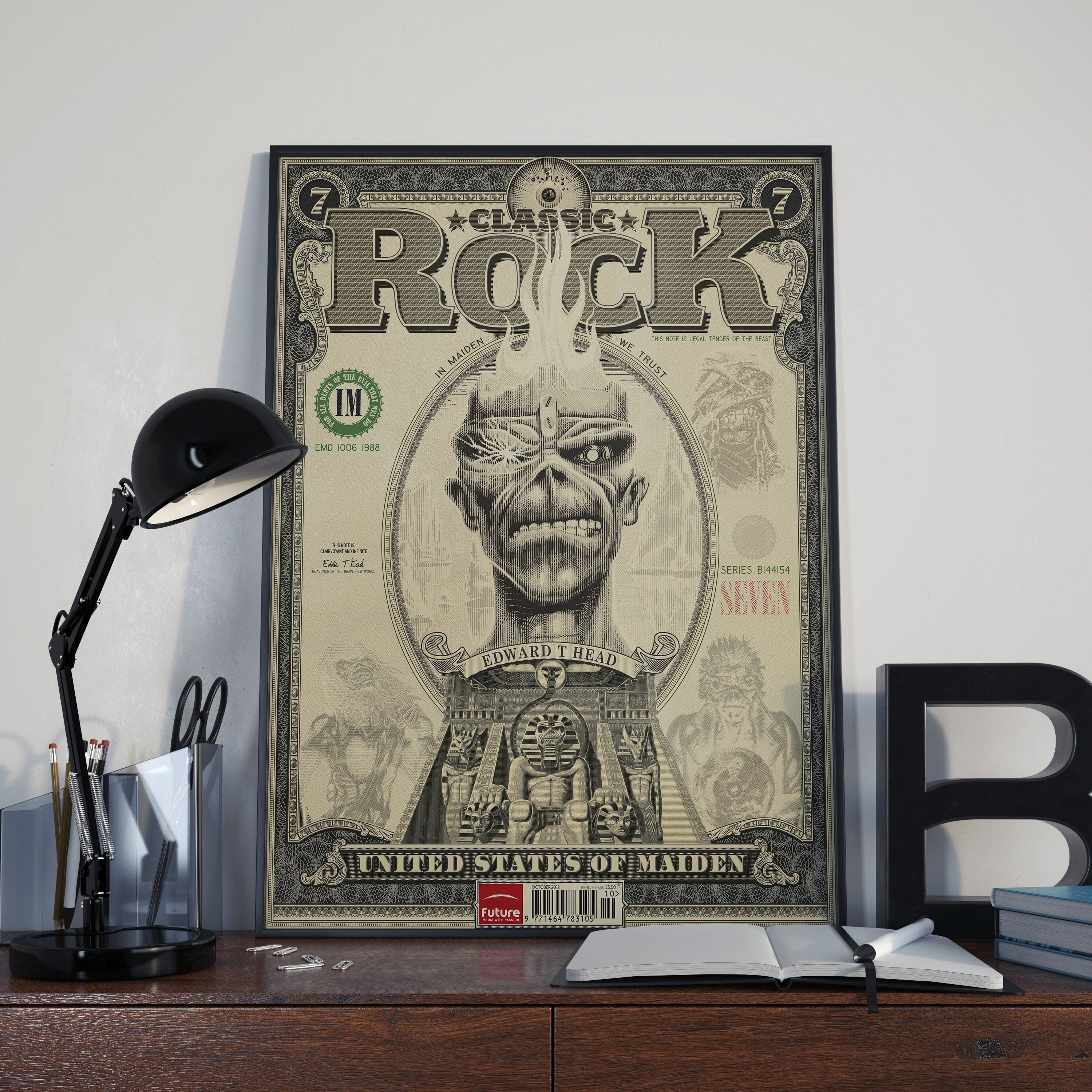 Poster Iron Maiden Poster | Eddie the Head Poster | Magazine Cover ...
