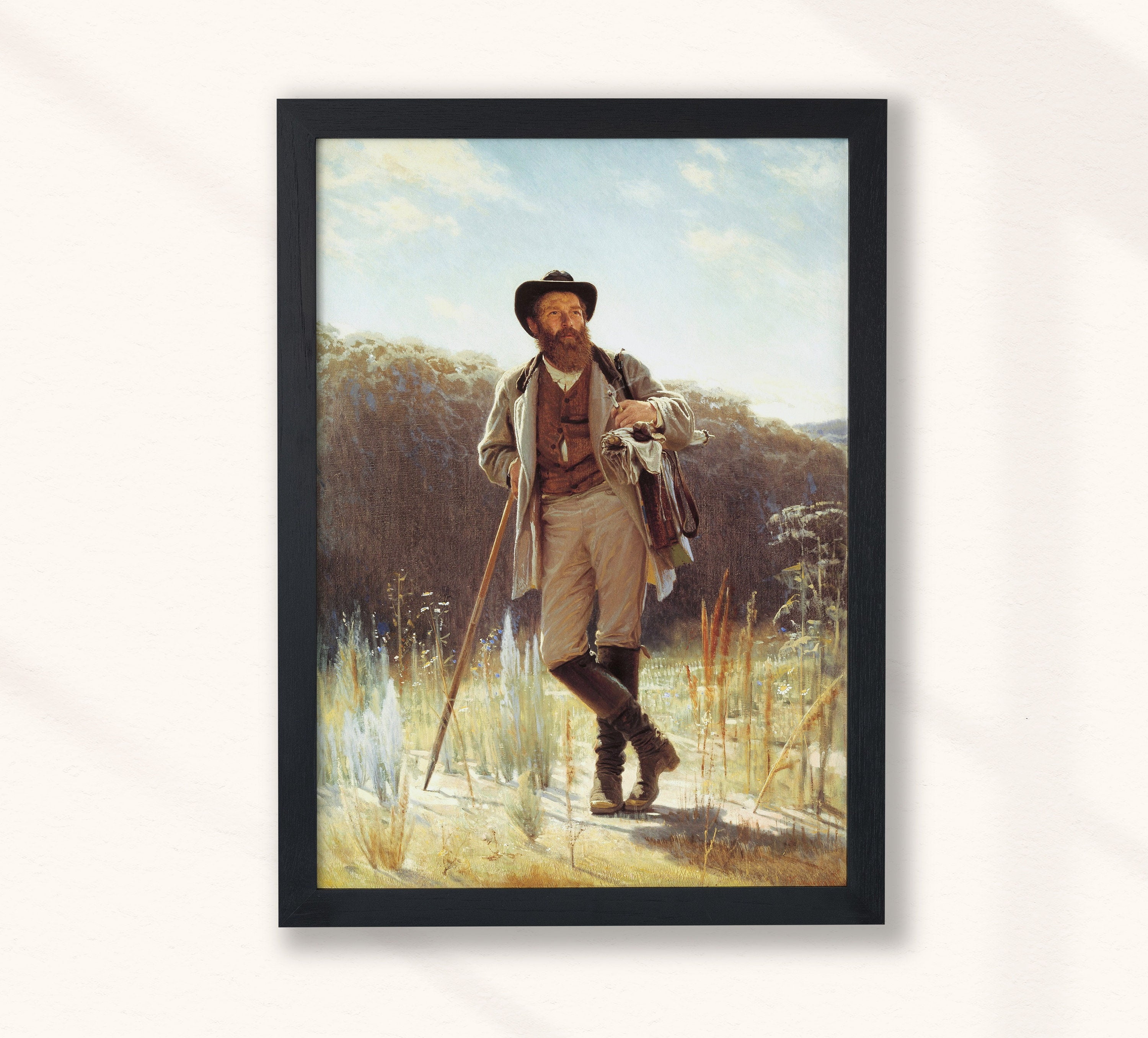 POSTER Ivan Kramskoi - Portrait of the Painter Ivan Shishkin (1873 ...