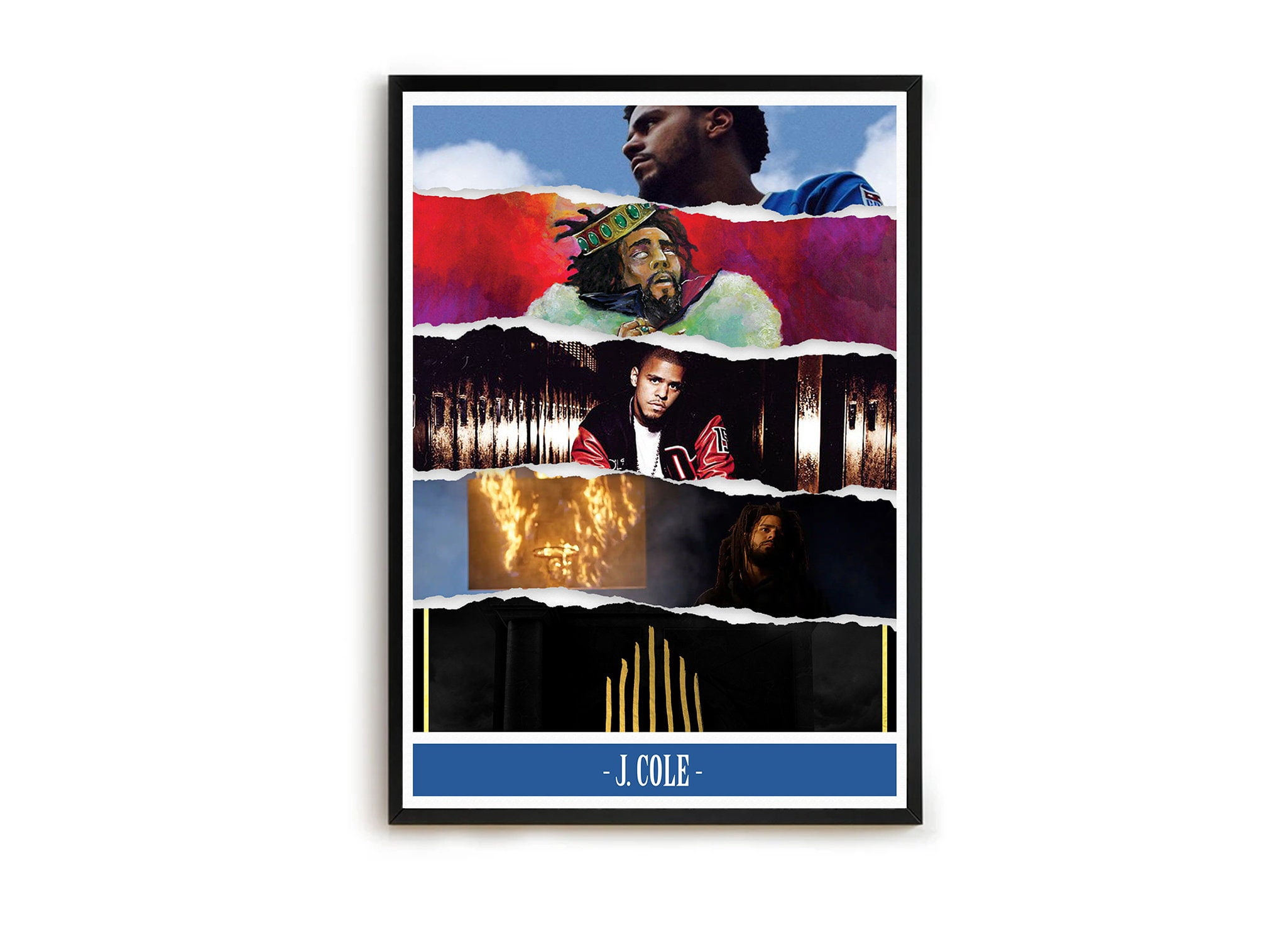 Poster J Cole Poster | Minimalist Album Cover Poster , Music Print ...