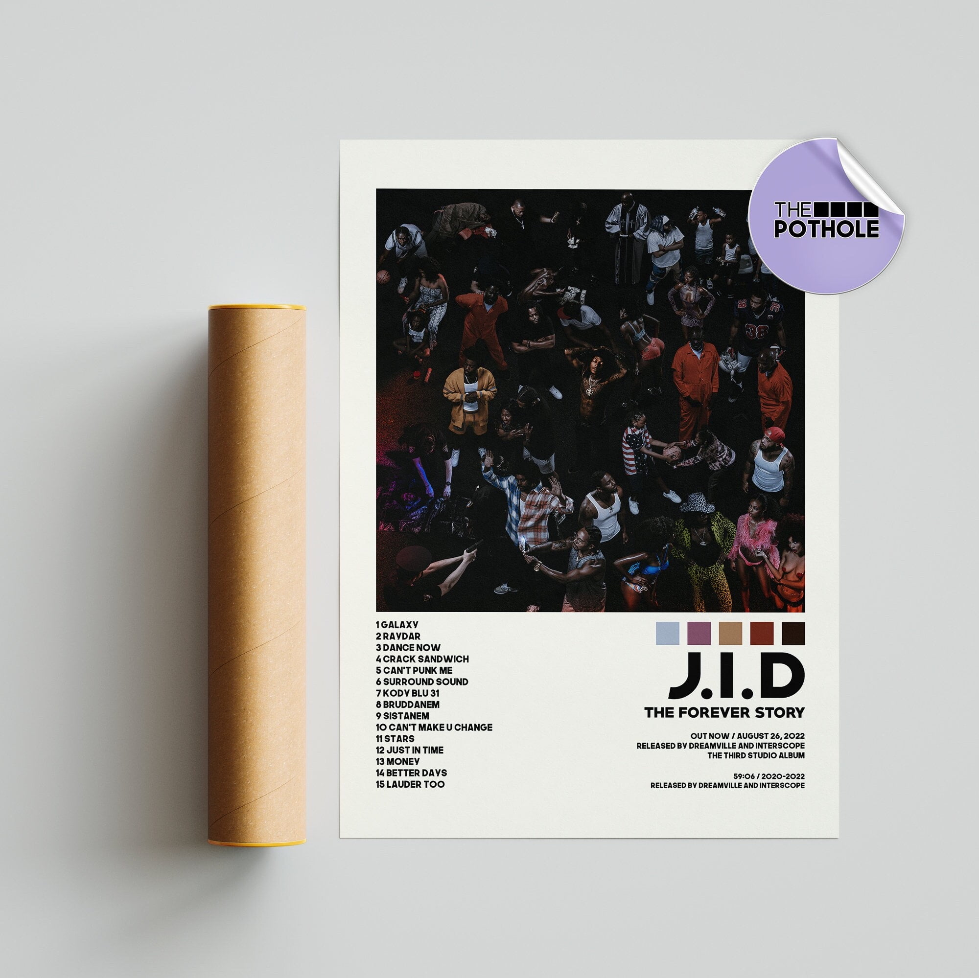 Poster JID Poster / The Forever Story Poster / Album Cover Poster ...