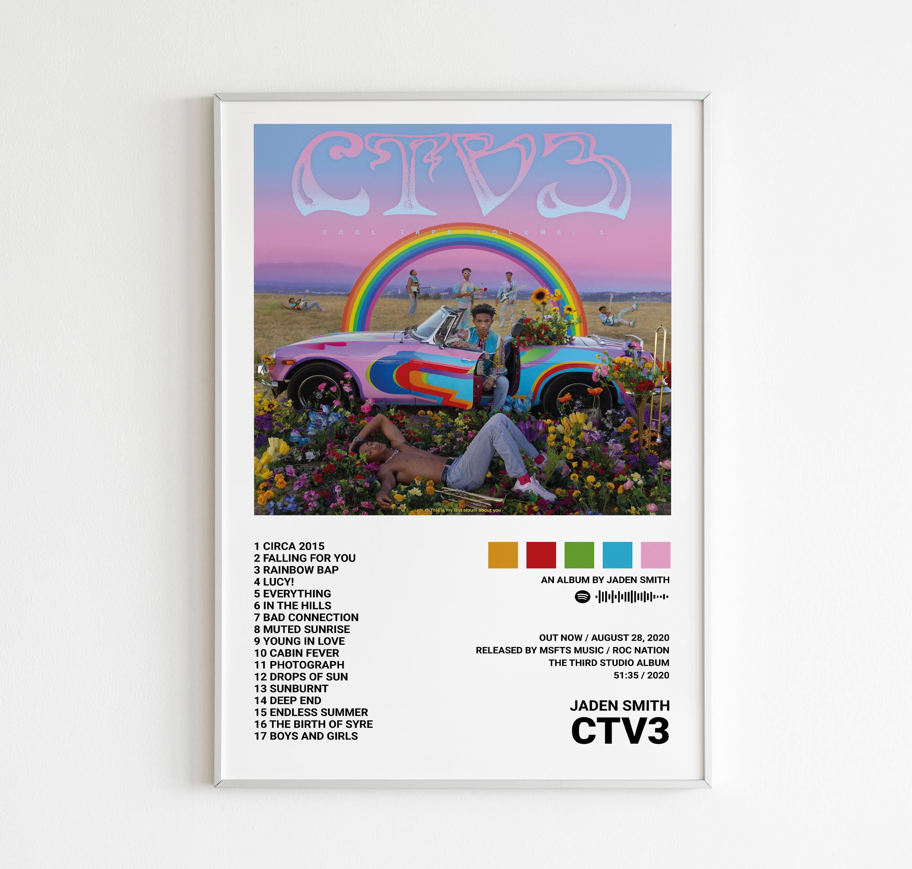 Poster Jaden Smith Poster , Ctv 3 Album Poster , Album Cover Poster ...
