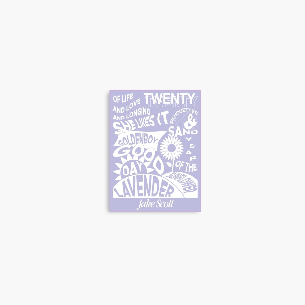 Poster Jake Scott (Tracklist) - Jake Scott Print - No Framed, Vintage ...