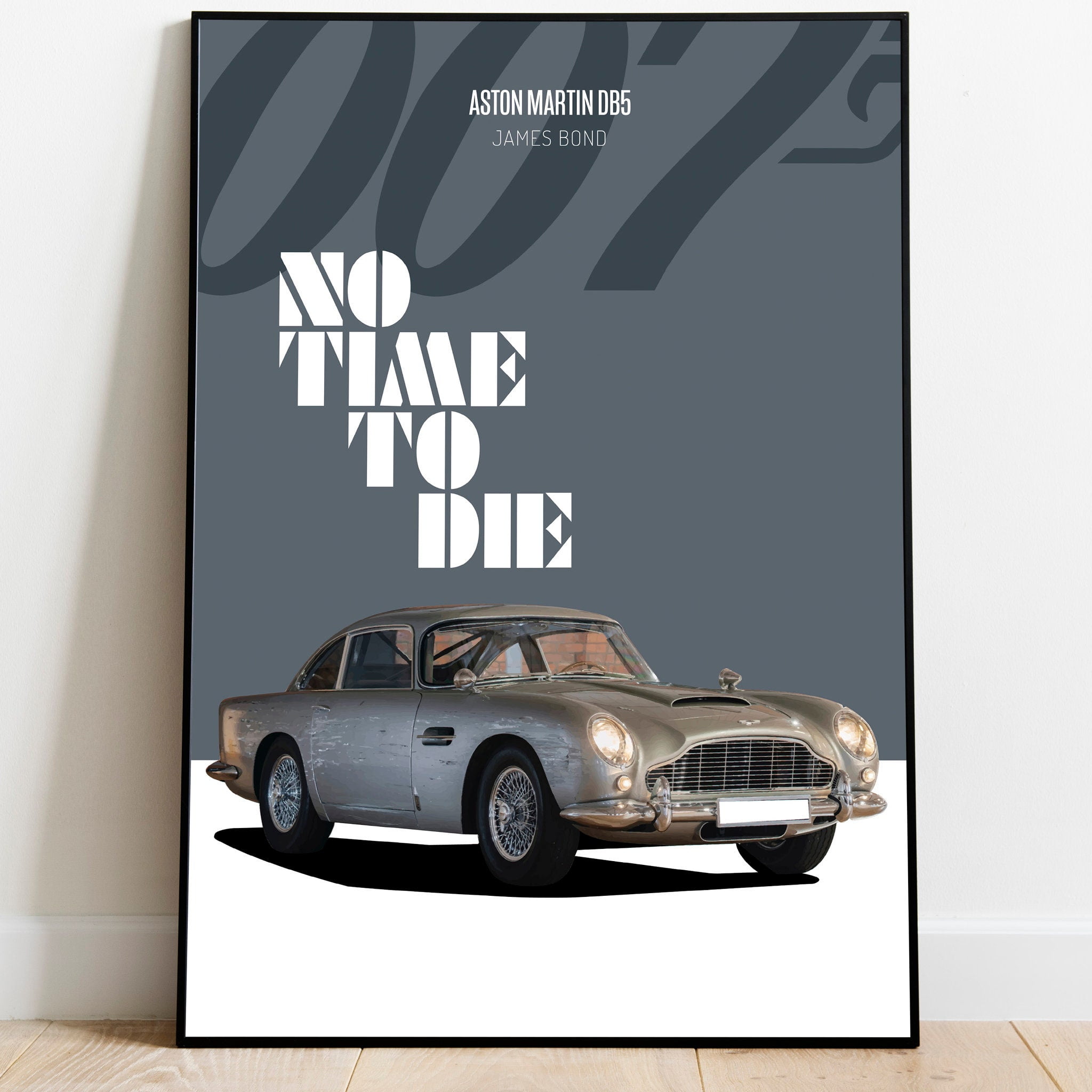 Poster James Bond 007 Aston Martin DB5 Poster Vector Poster | No time ...