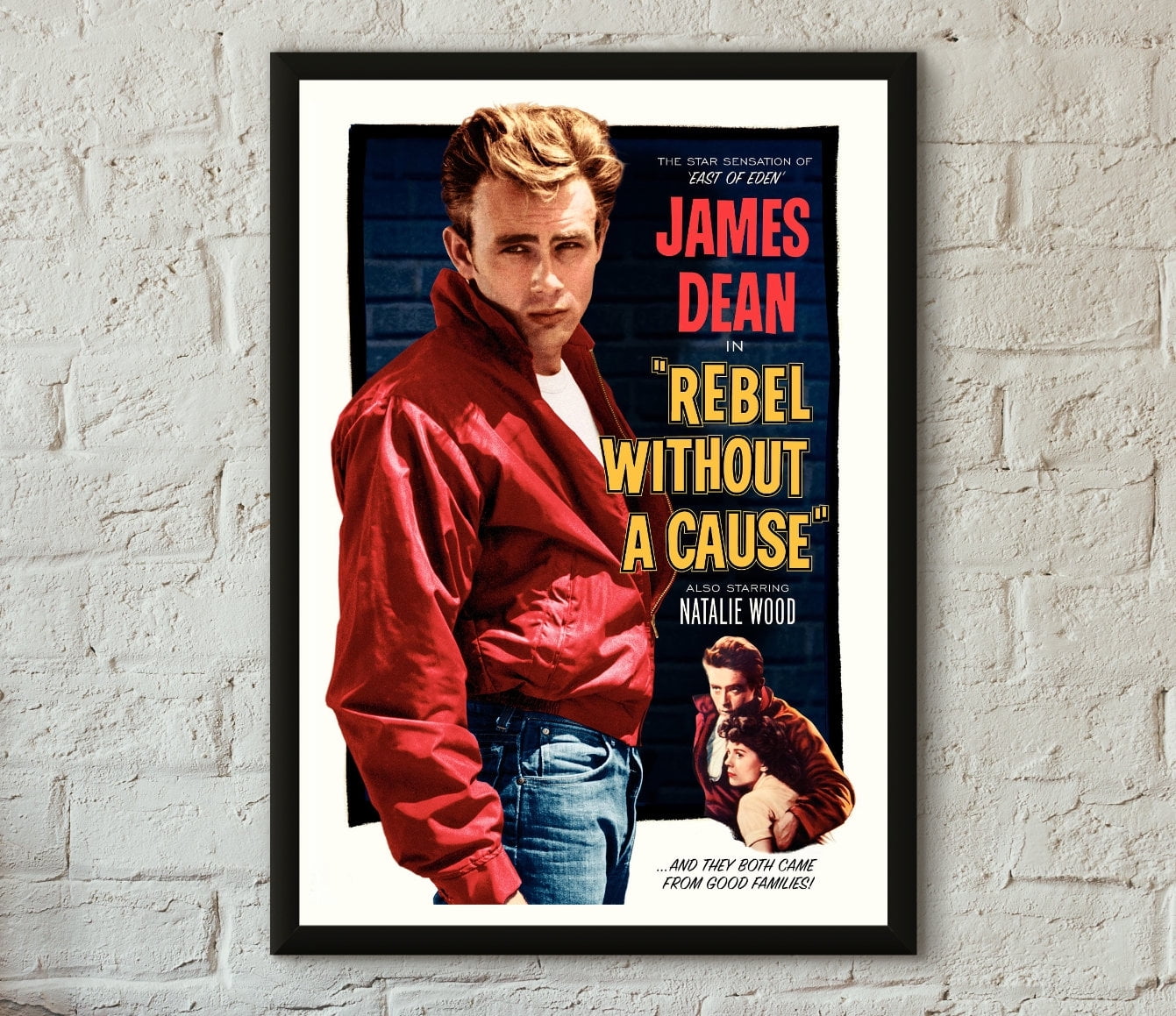 Poster James Dean Rebel Without a Cause Movie Poster - Professionally ...