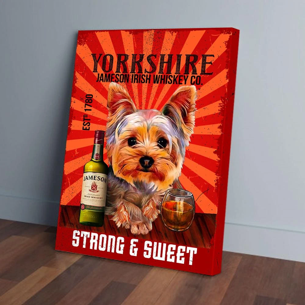 Poster Jameson Irish Whiskey Strong And Sweet Yorkshire- UNFRAMED Poster Prints, Wall Art For ...