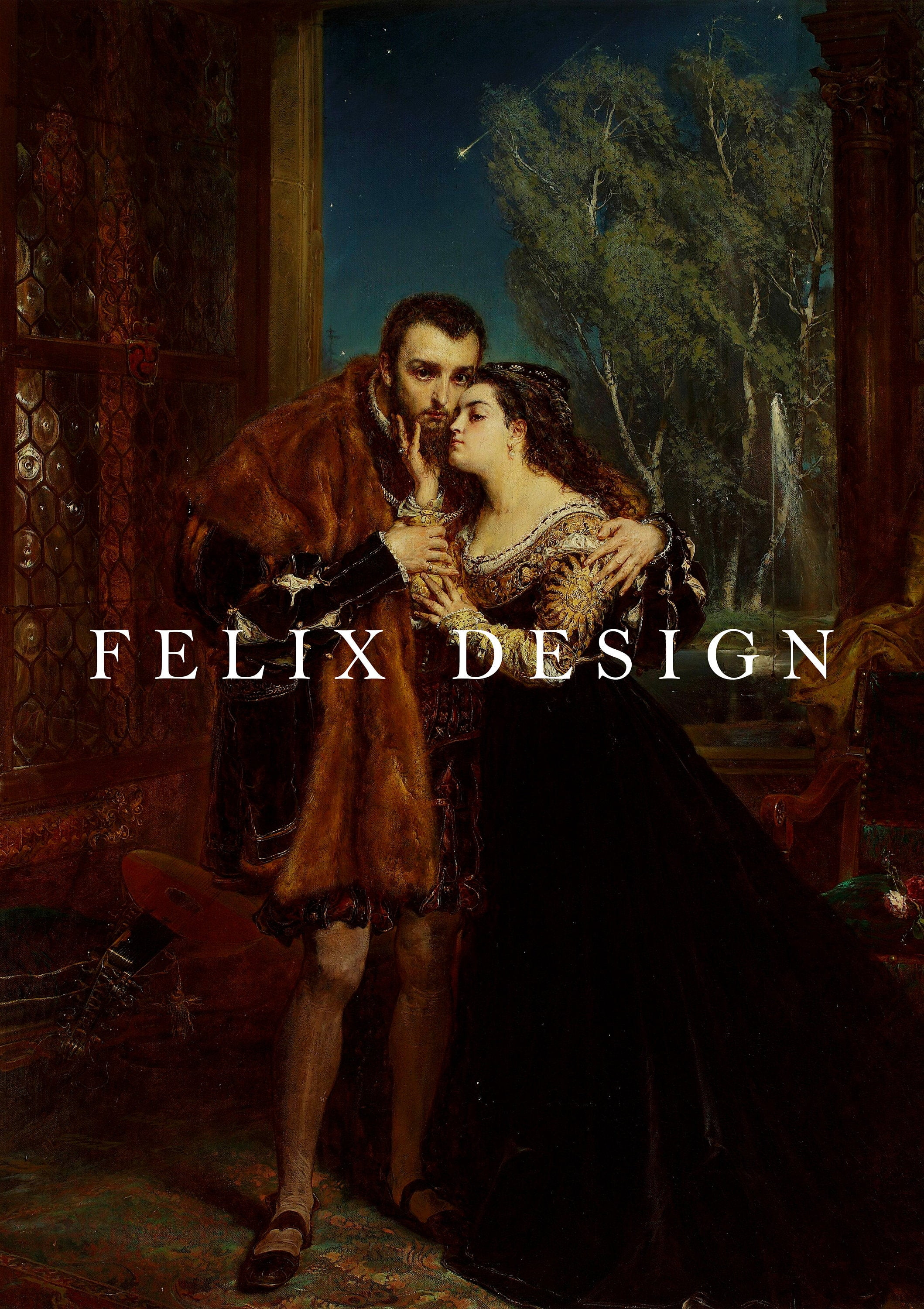 Poster Jan Matejko - Sigismund Augustus and Barbara at the Radziwill Court in Vilnius (1867 ...