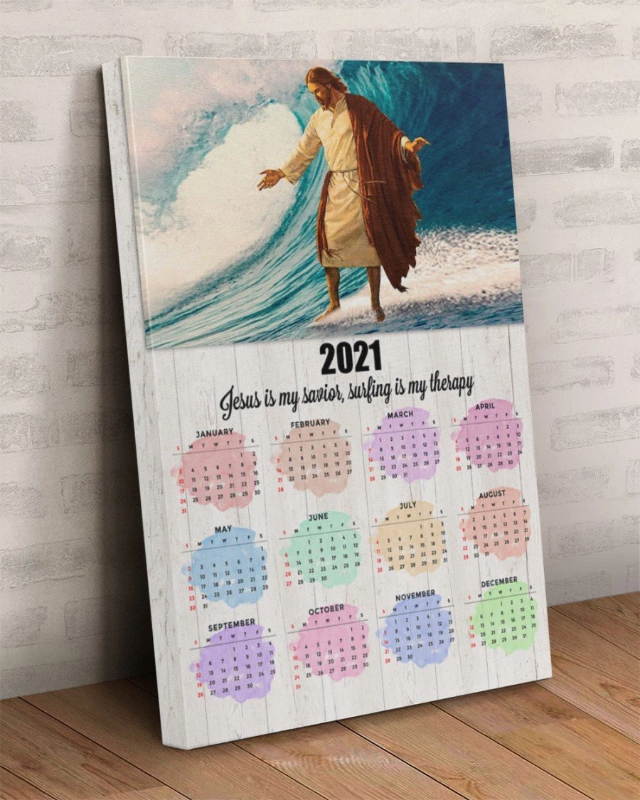 Poster Jesus Calendar- UNFRAMED Poster Prints, Wall Art For Home Decor ...