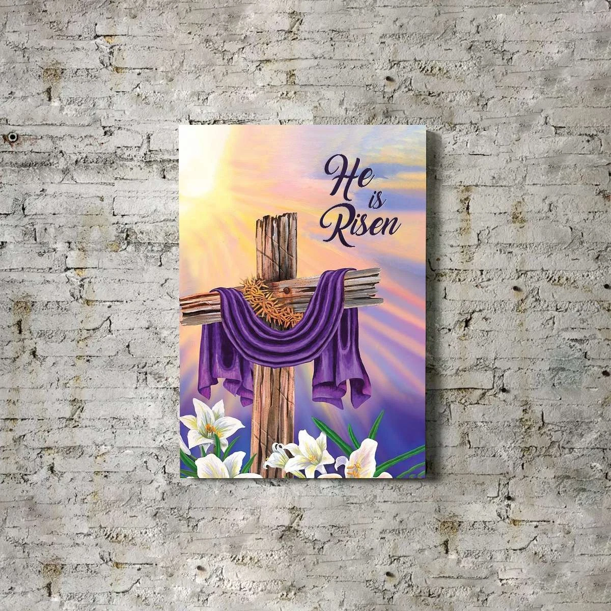 Poster Jesus He Is Risen, Wall Art, Unframed Prints For Home Or Office ...