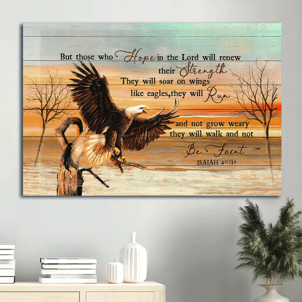 Poster Jesus Landscape- Awesome Eaglerawingsunset Painting - Gif ...
