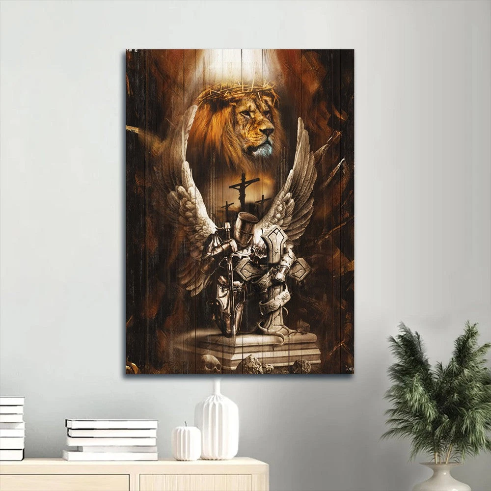 Poster Jesus Portrait , - Beautiful Knight Drawing, Lion Of Judah ...