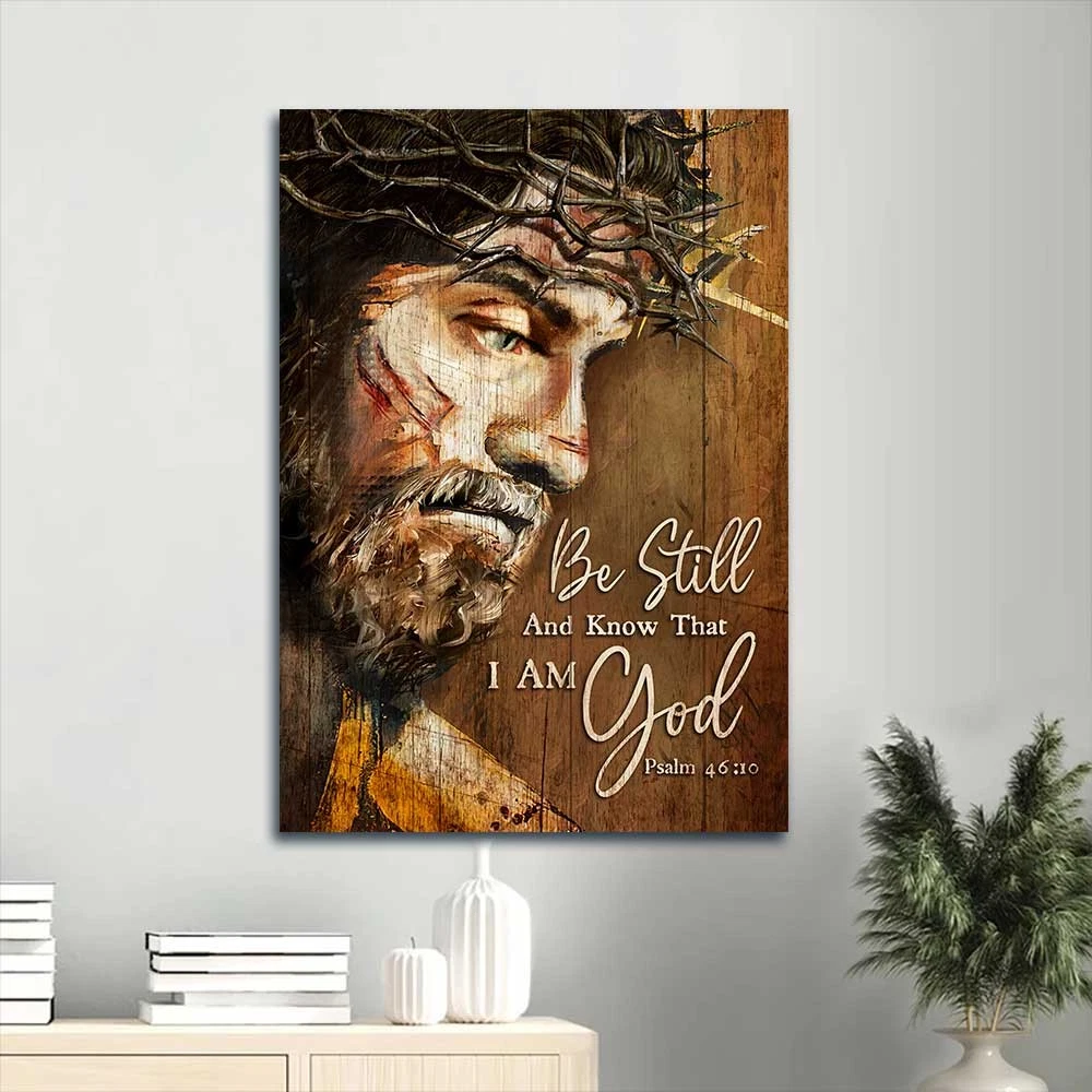 Poster Jesus Portrait, - Bible Verse Portrait, - Inspira... Wall Art ...