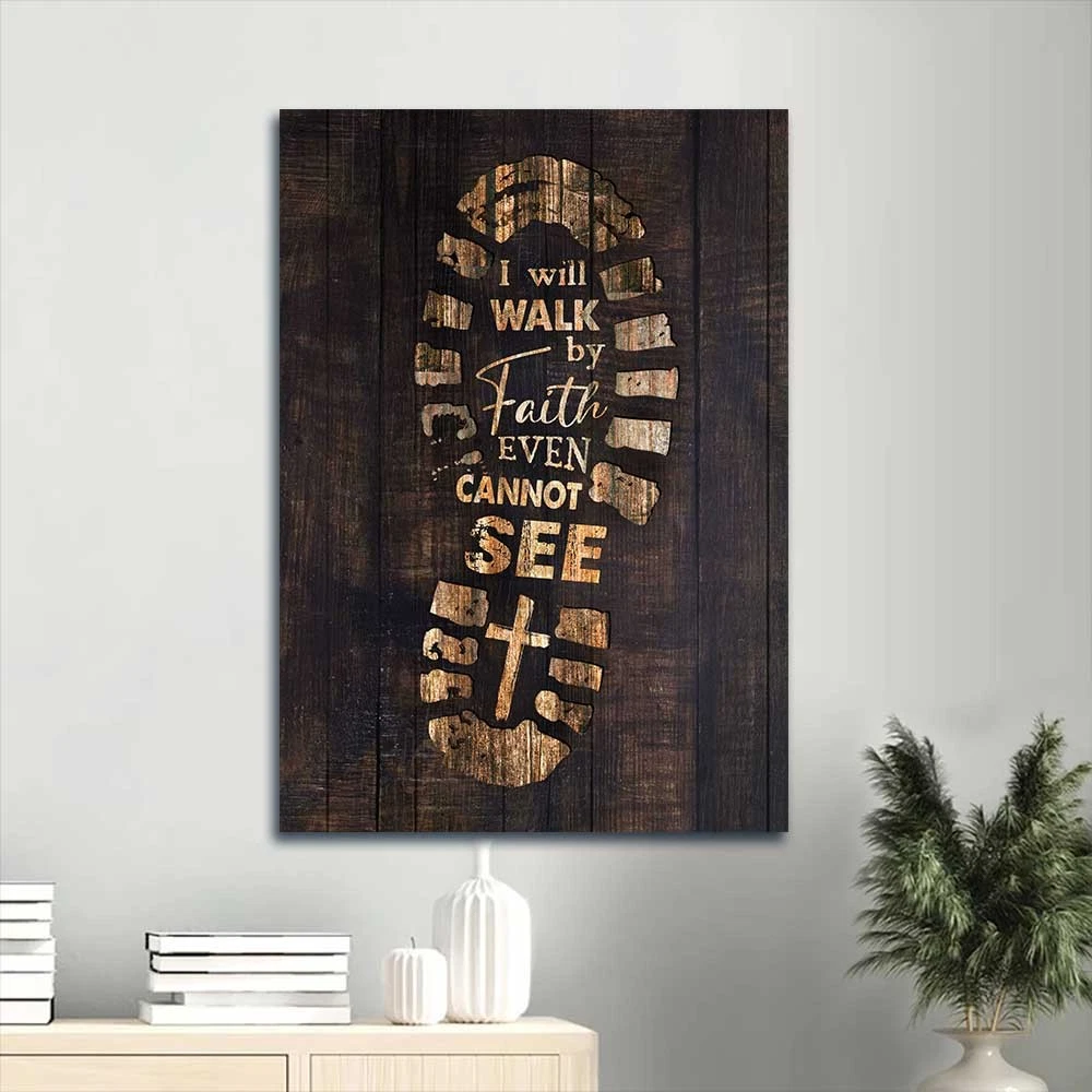 Kna Prints - Jesus Portrait , - Big Footprint, Cross Symbol Portrait ...