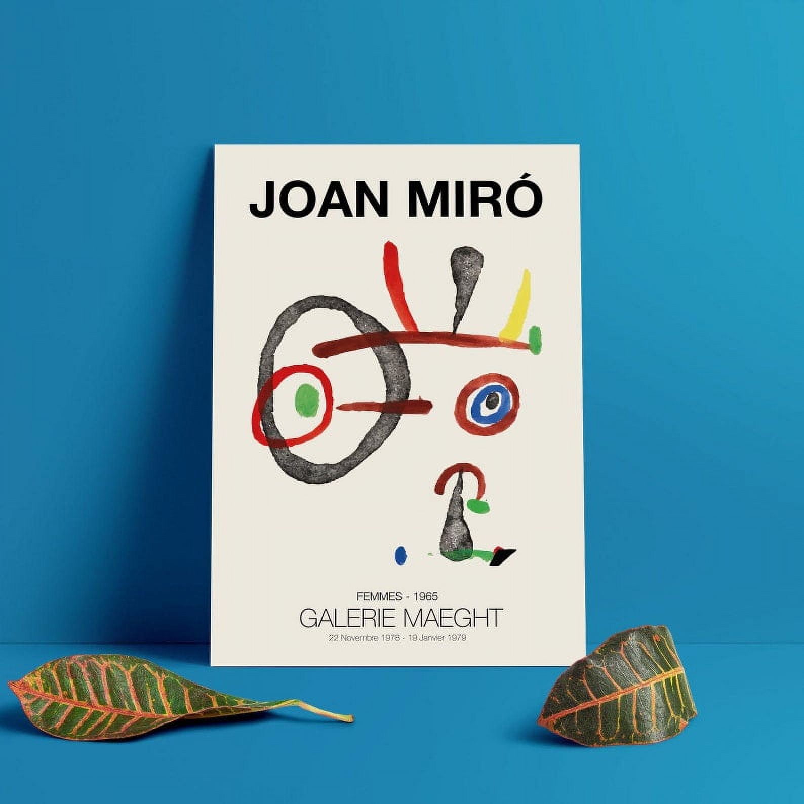 Poster Joan Miro Print, Joan Miro Exhibition Poster, Miro Femmes 1965 ...