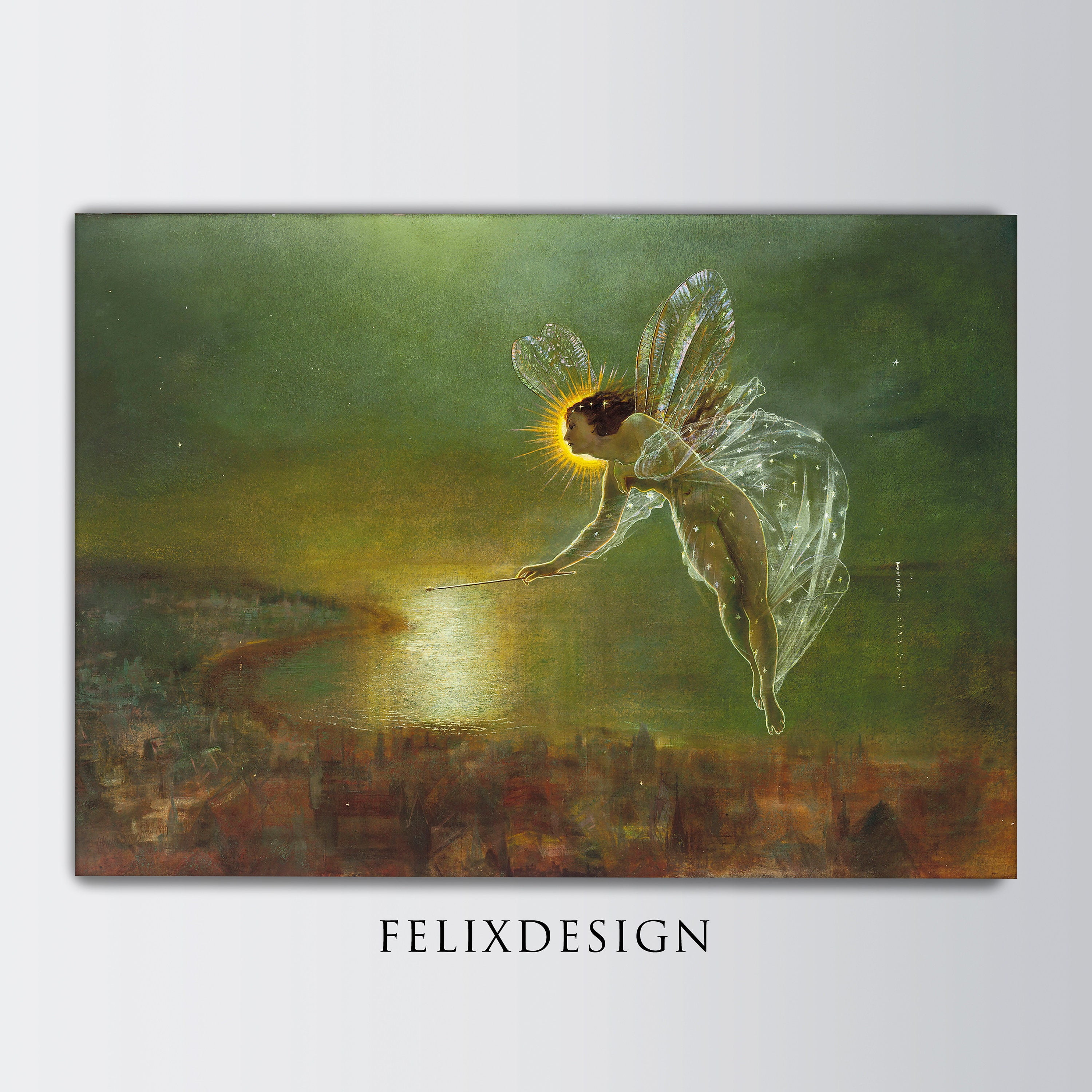 Poster John Atkinson Grimshaw - Spirit of the Night (1879) - Painting ...