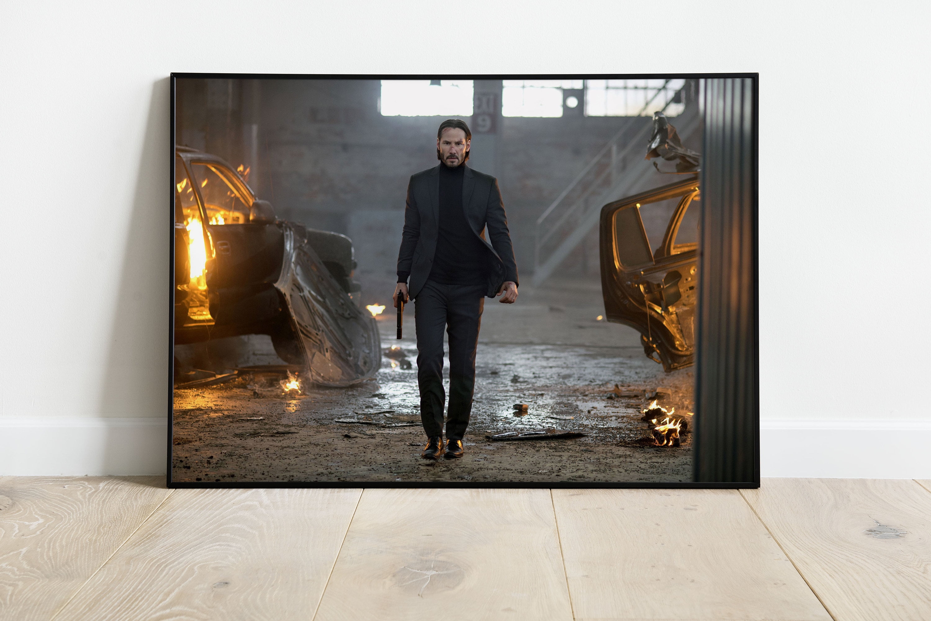 Poster John Wick Poster Keanu Reeves Film Print Art Home Decor-UNFRAMED ...