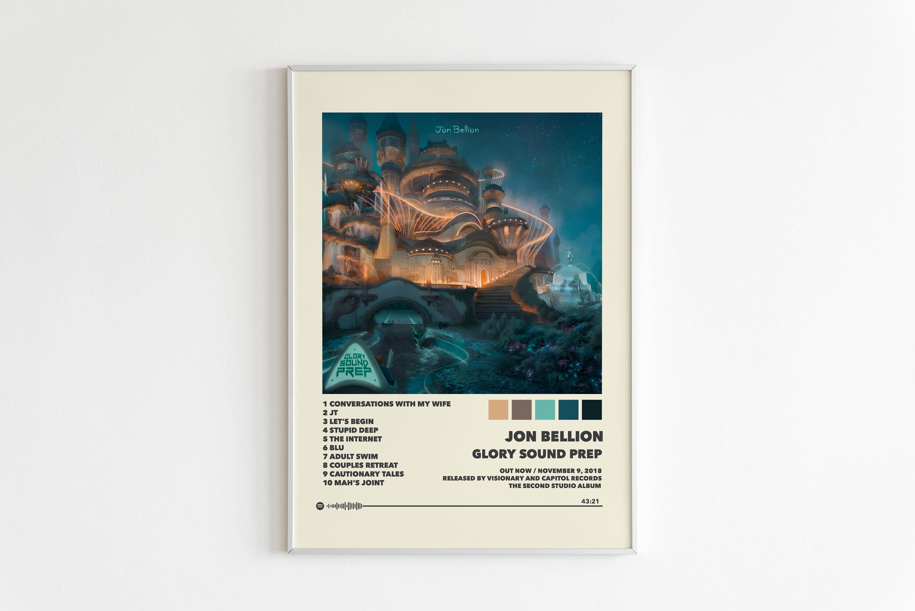 Josecarlos Poster Jon Bellion Posters, Glory Sound Prep Poster Album ...