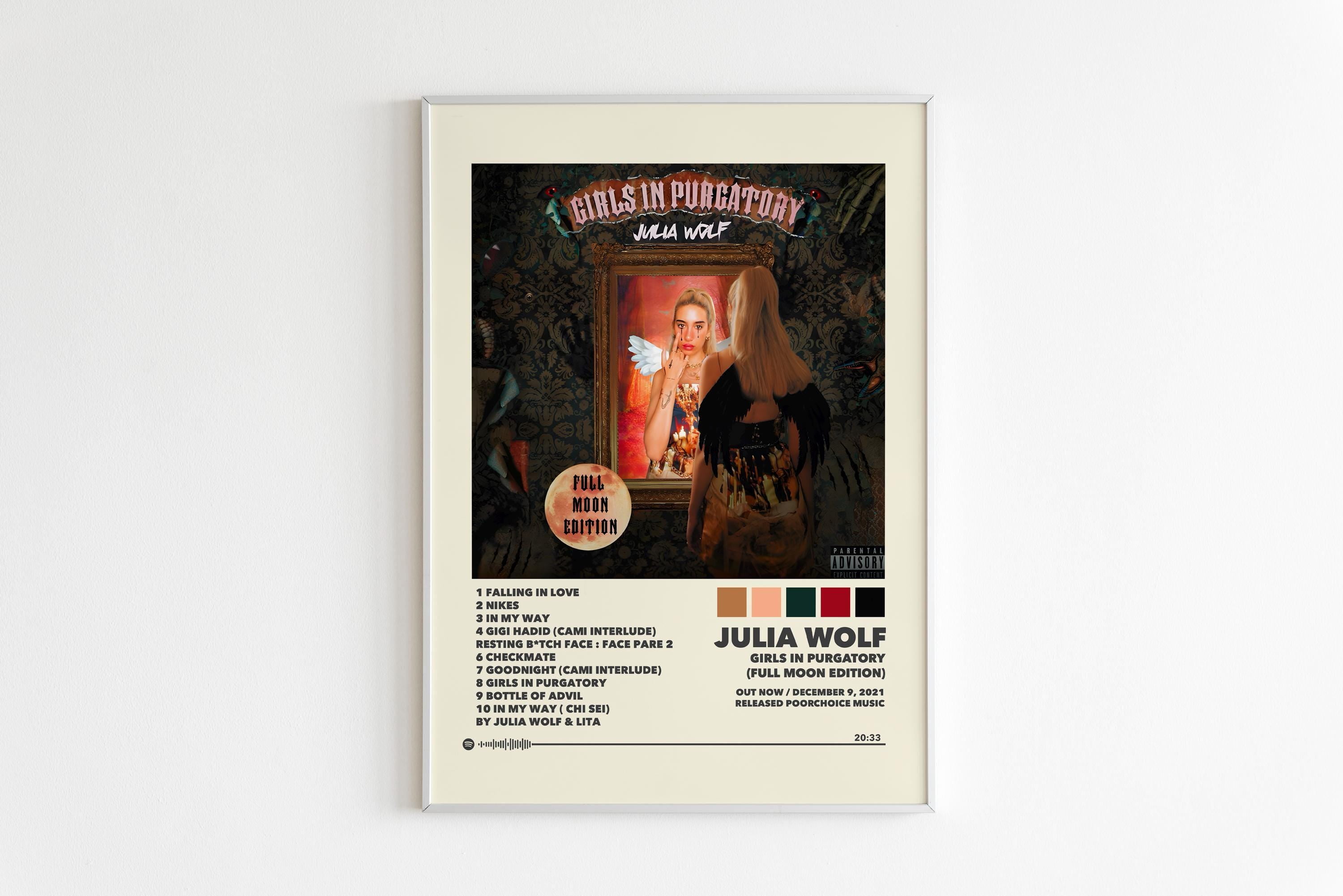 POSTER Julia Wolf Posters / Girls in Purgatory (Full Moon Edition) Poster / Album Cover Poster ...