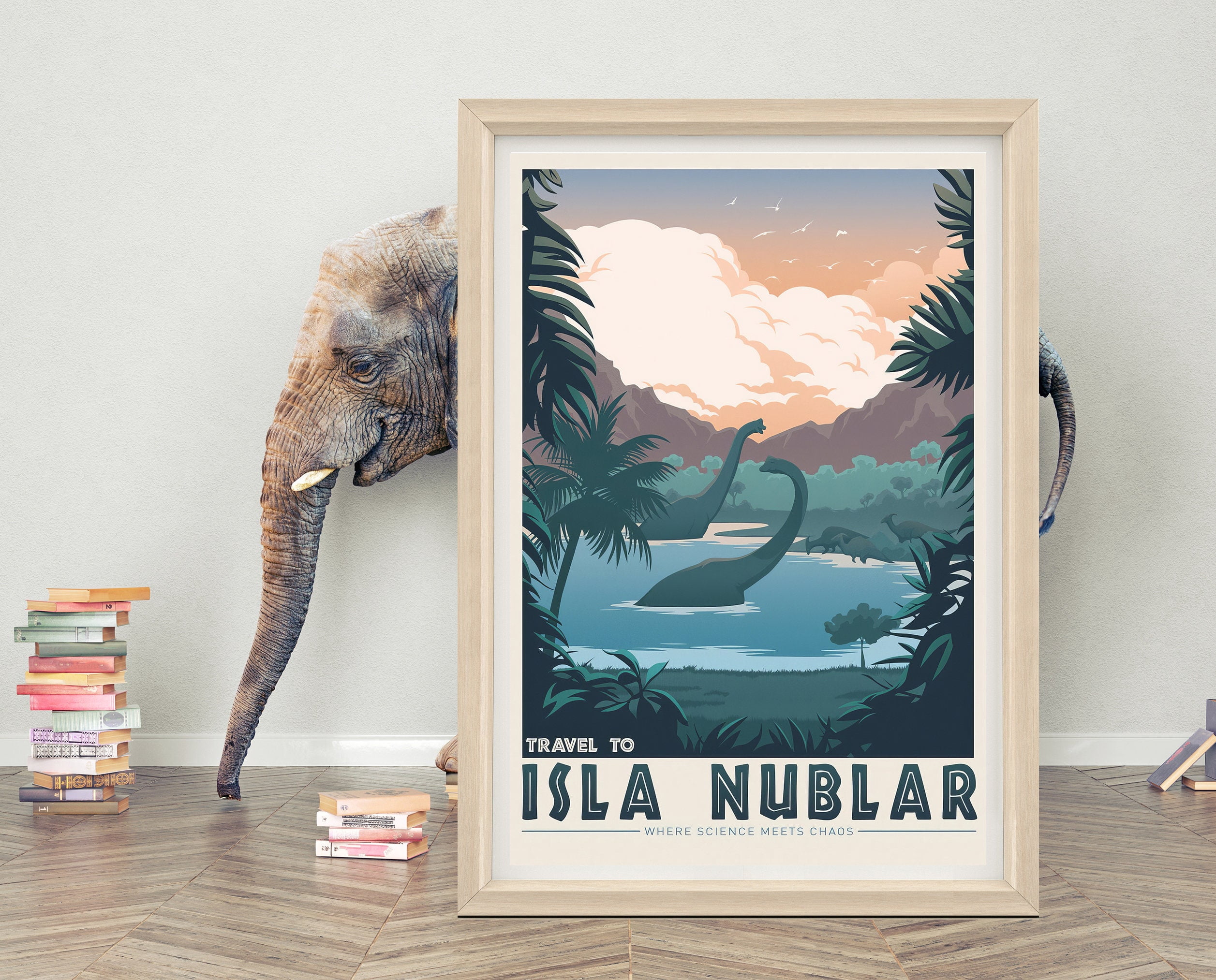 POSTER Jurassic Park Poster Wall Art | Jurassic Park (1993) Movie ...